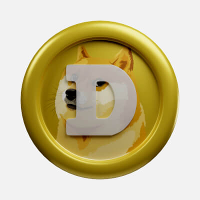 Dogecoin or Doge Gold Crypto Coin With Cartoon Style - 3D Model by ...