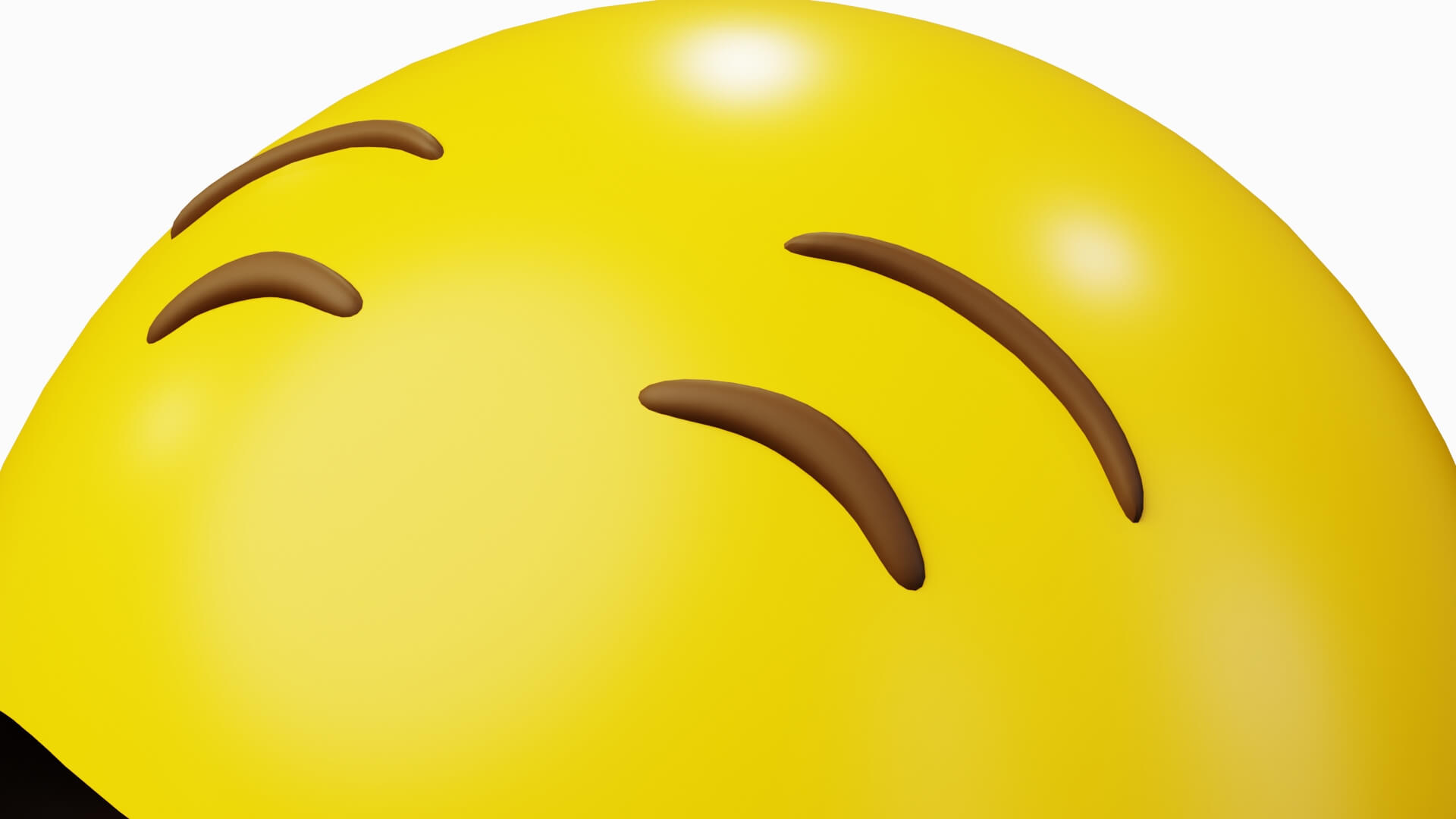 Drooling Emoticon Emoji or Smiley - 3D Model by cangbacang