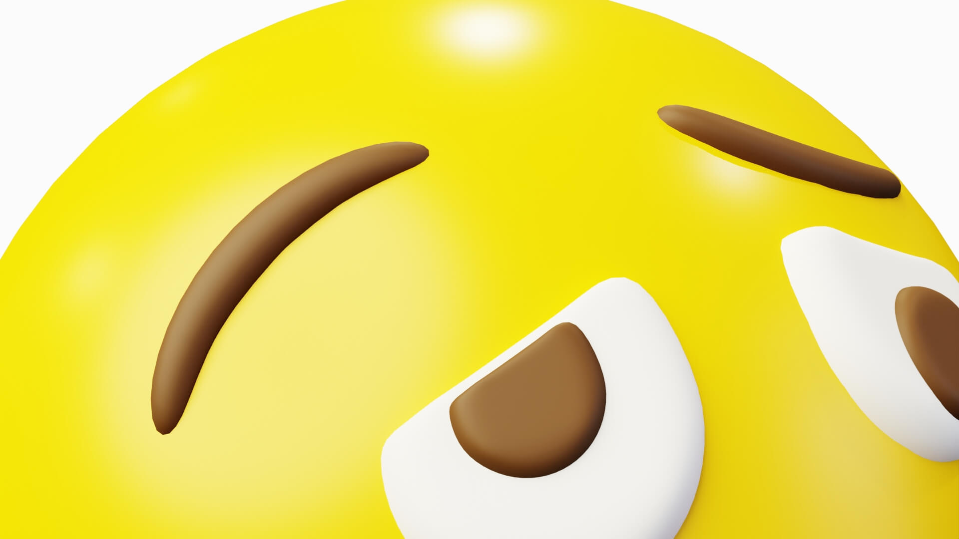Drunk or Stupid Face Emoticon Emoji or Smiley - 3D Model by cangbacang
