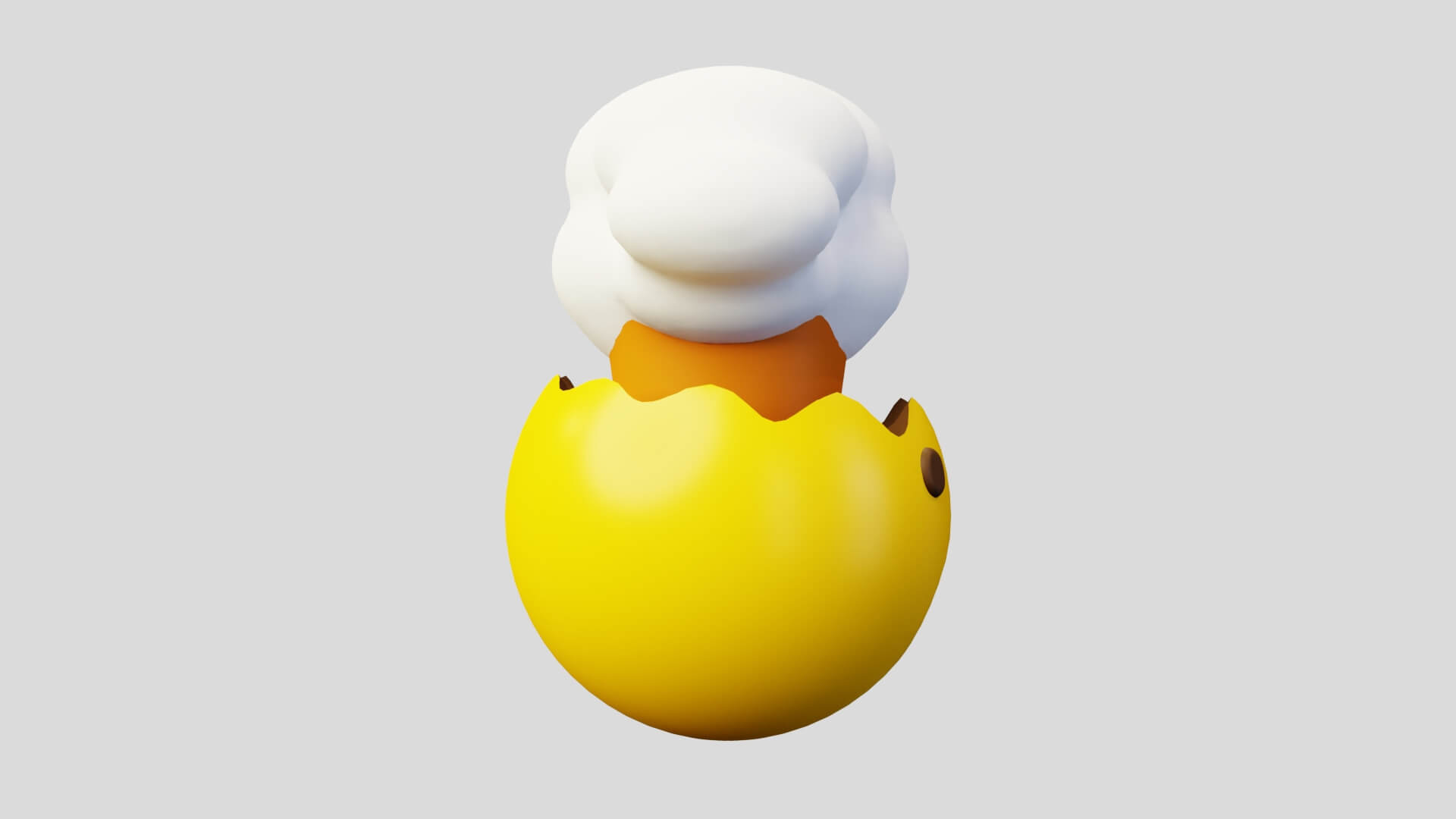 Exploded Head or Stress Emoticon Emoji or Smiley - 3D Model by cangbacang