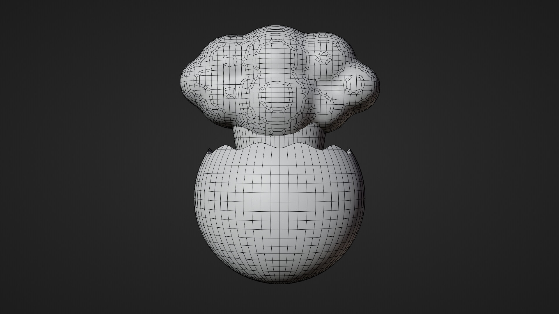 Exploded Head or Stress Emoticon Emoji or Smiley - 3D Model by cangbacang