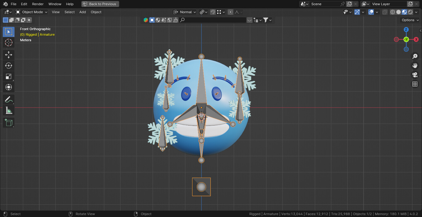 Freezing Cold Emoticon Emoji or Smiley - 3D Model by cangbacang
