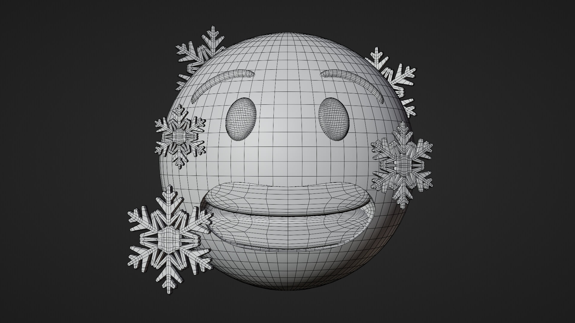 Freezing Cold Emoticon Emoji or Smiley - 3D Model by cangbacang
