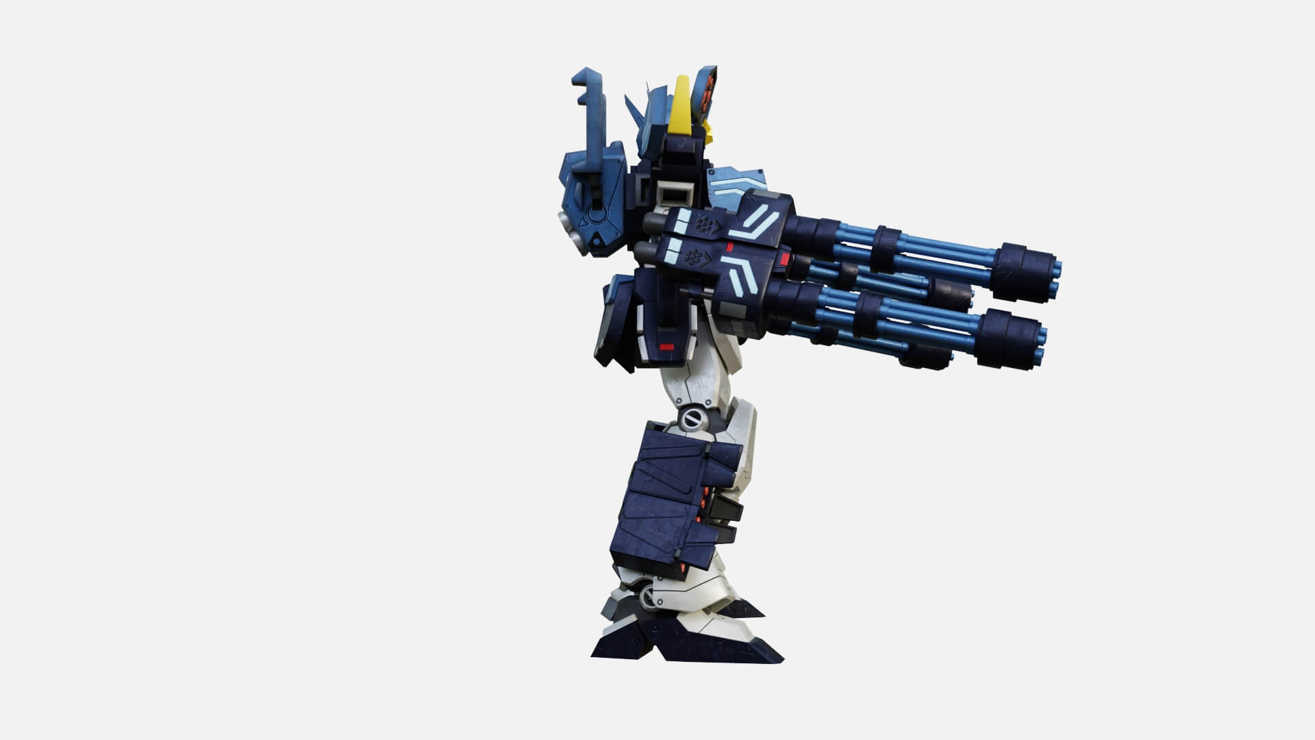 Gundam Heavyarms Custom Fanmade - 3D Model by cangbacang