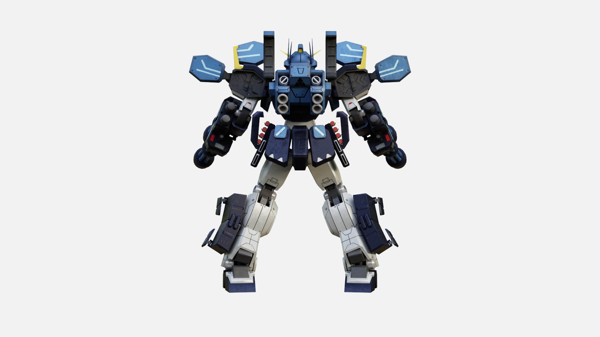 Gundam Heavyarms Custom Fanmade - 3D Model by cangbacang