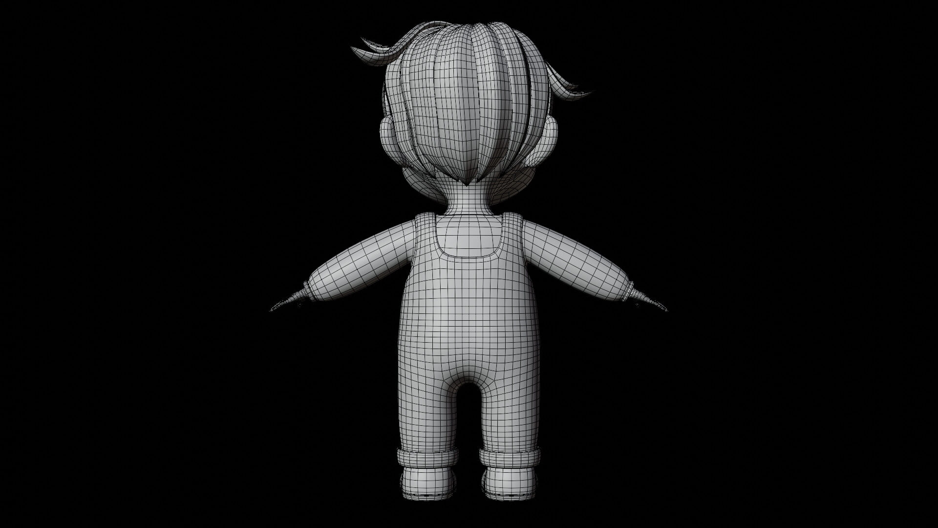Hugo Cute Cartoon Boy - 3D Model by cangbacang