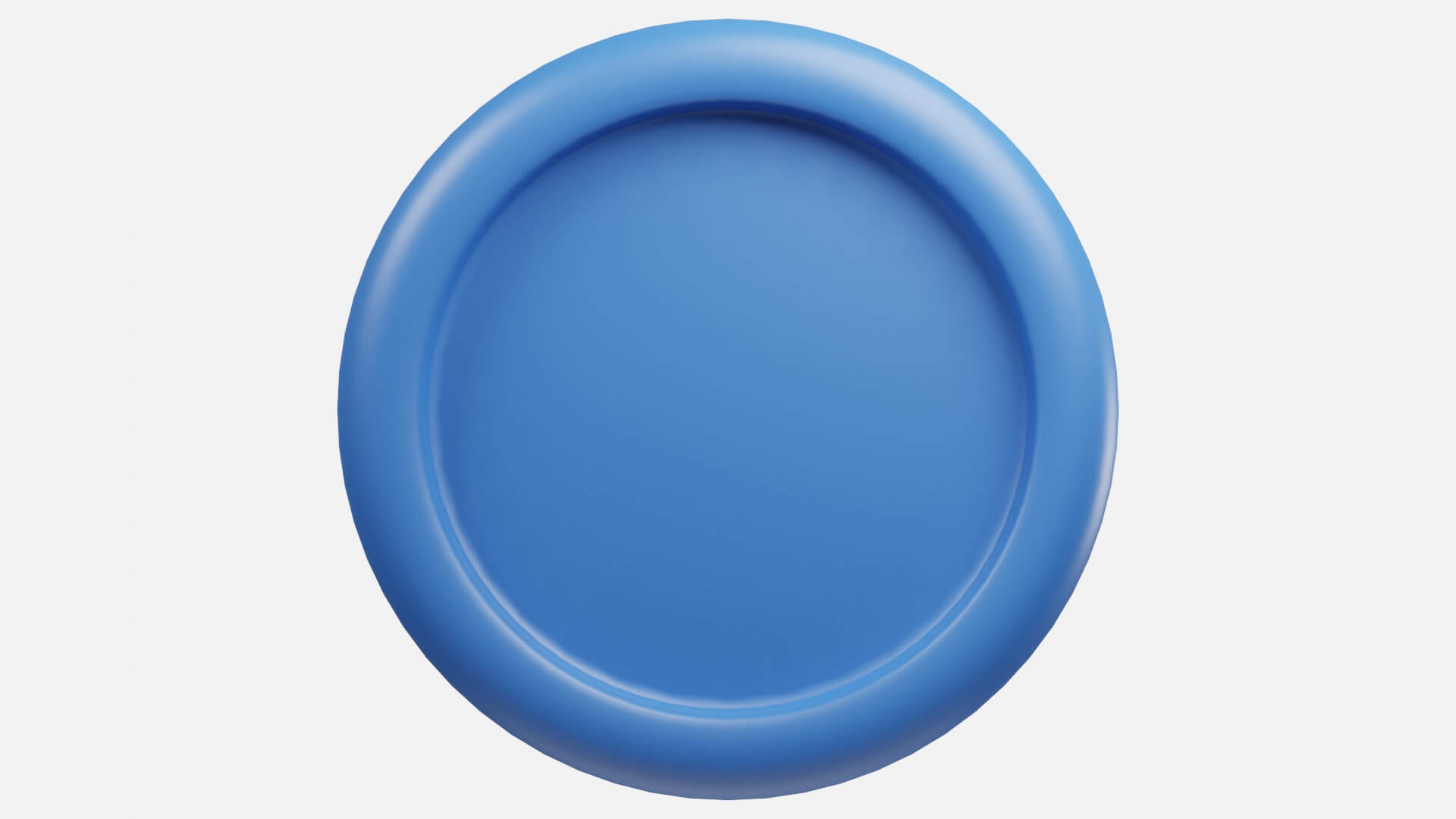 Litecoin or LTC Blue Coin With Cartoon Style - 3D Model by cangbacang