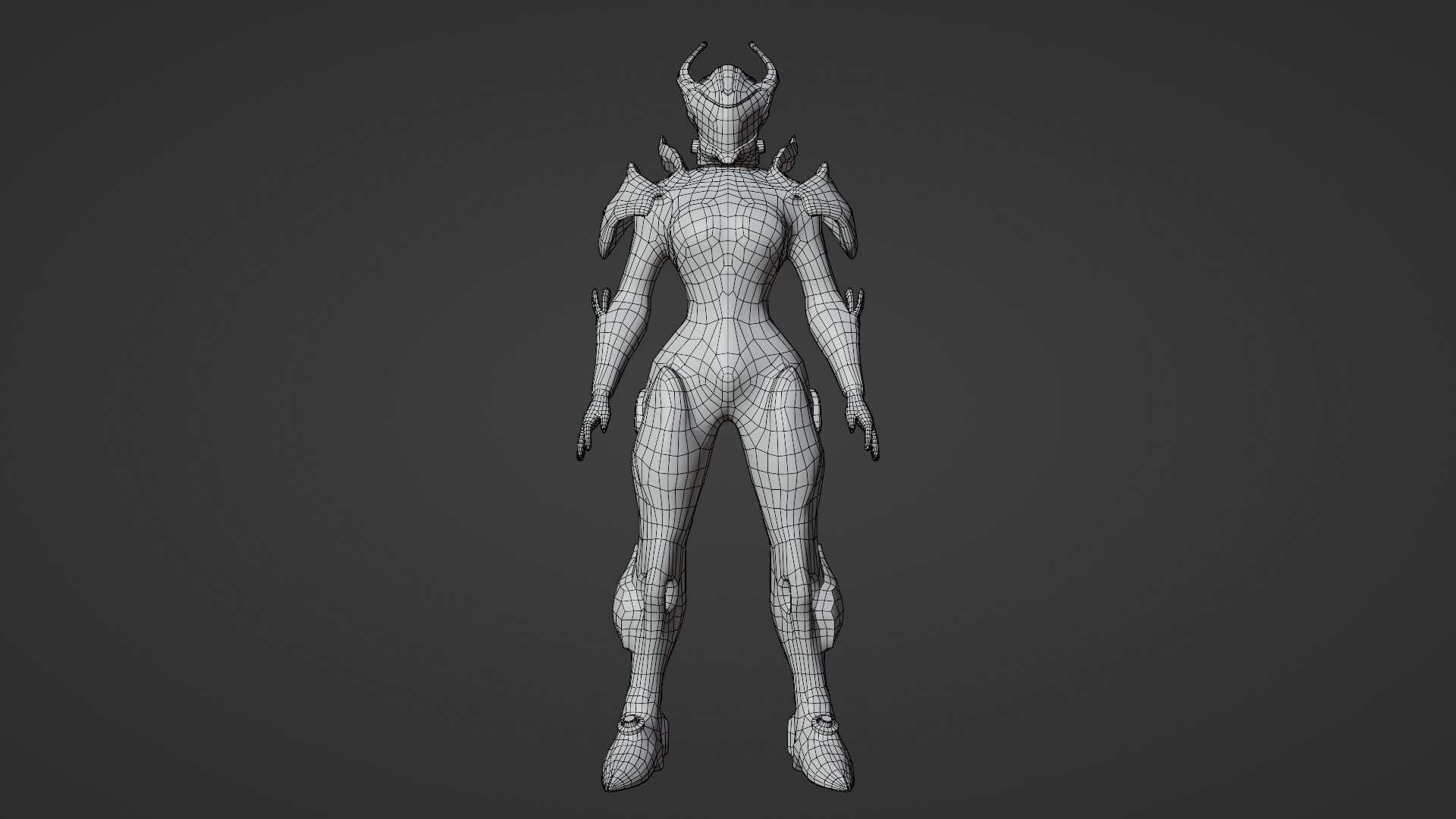 Low Poly Cyborg - Luminexa 3D Model by cangbacang