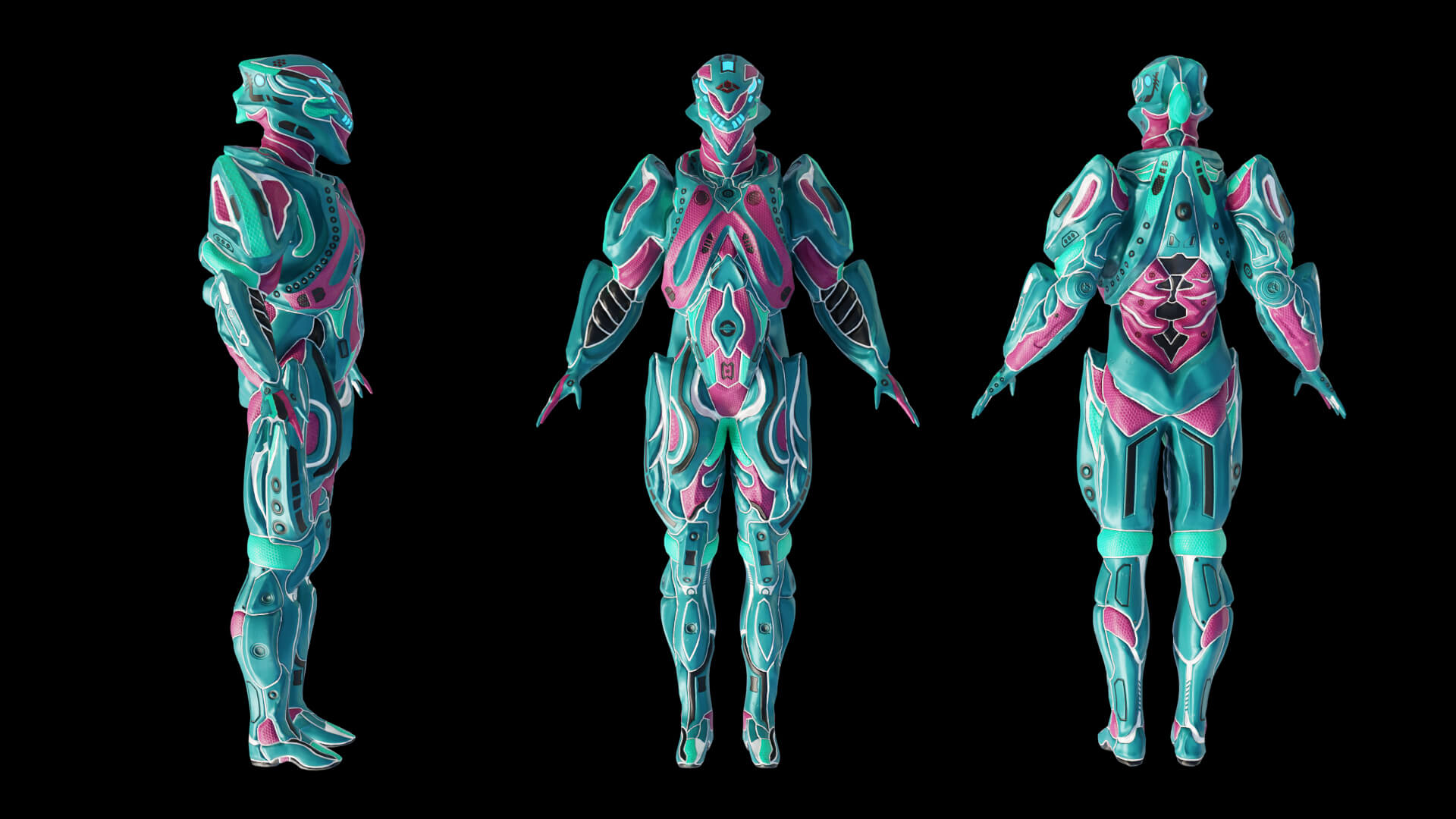 Low Poly - Cyborg Sentient 3D Model by cangbacang