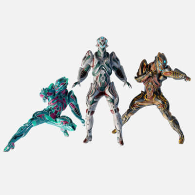 Low Poly - Cyborg Sentient 3D Model by cangbacang