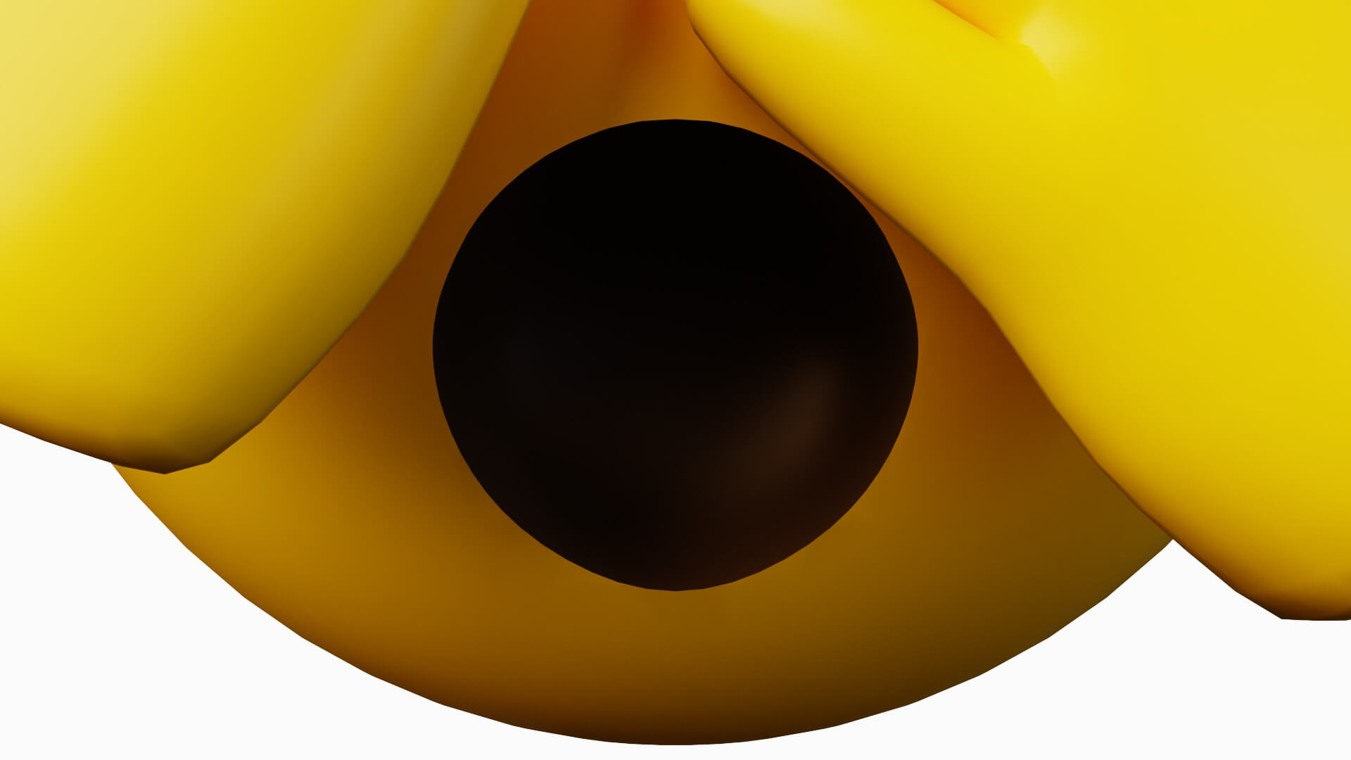 Peeking Eye Emoticon Emoji or Smiley - 3D Model by cangbacang