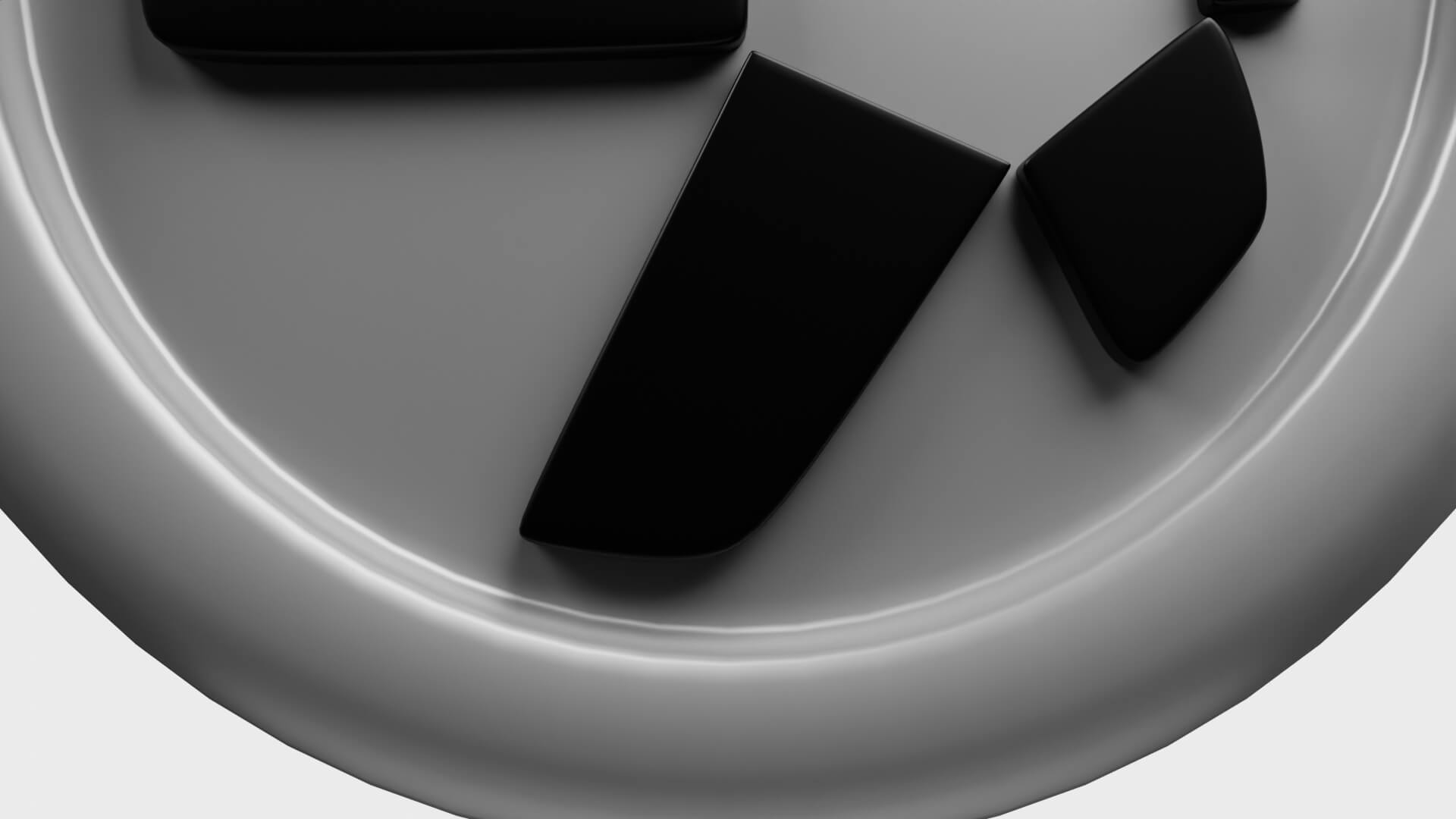 Quant or Qnt Silver Crypto Coin With Cartoon Style - 3D Model by cangbacang