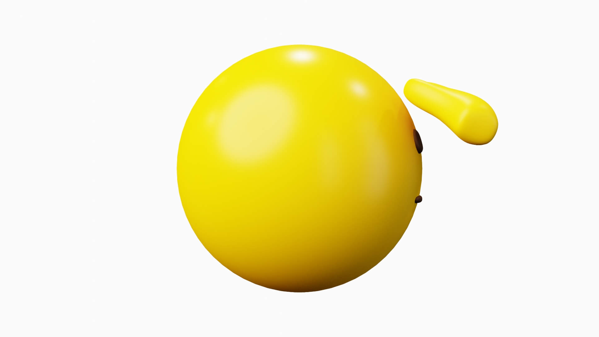 Salute Emoticon Emoji or Smiley - 3D Model by cangbacang