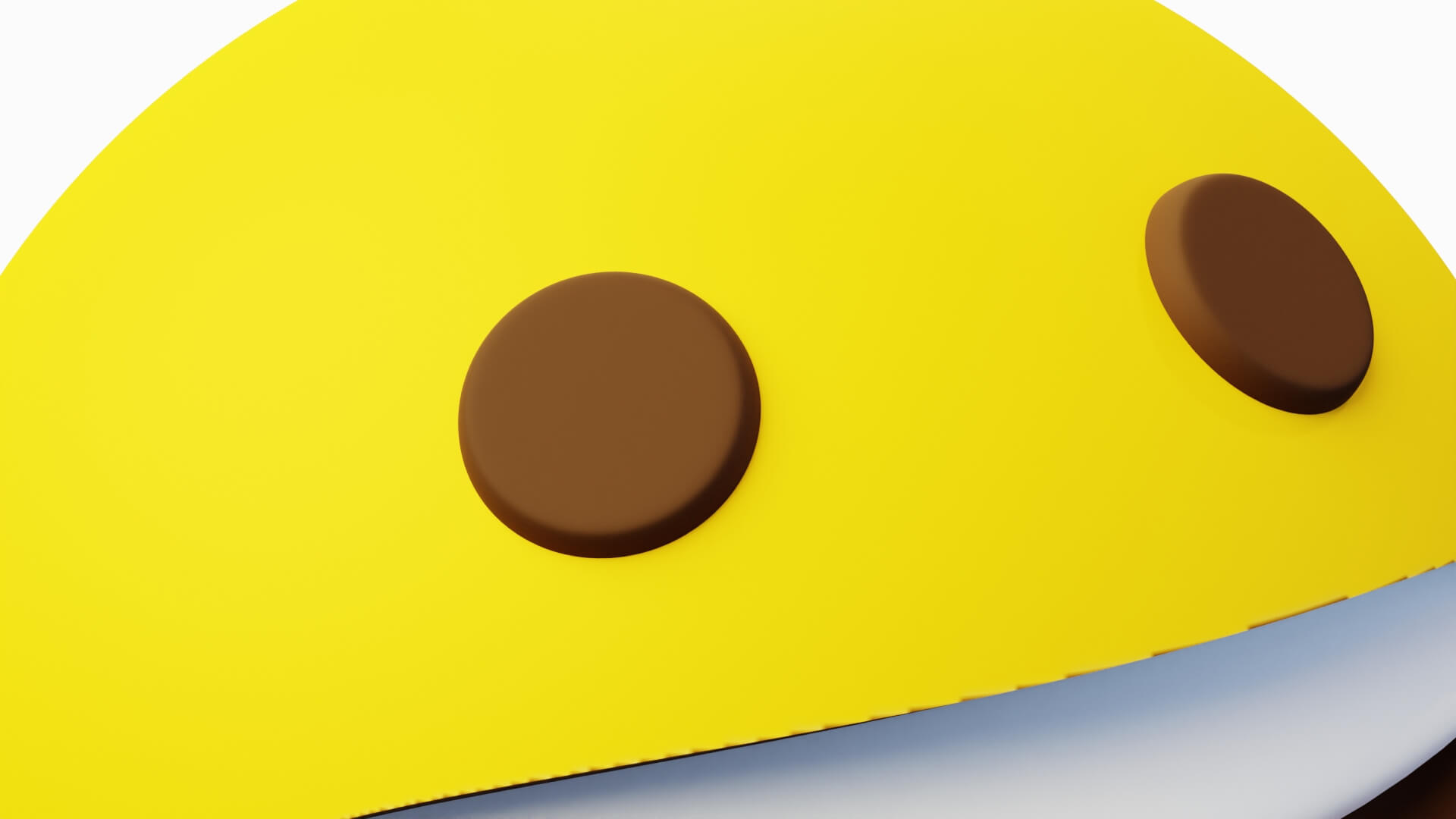 Smile or Happy Yellow Ball Emoticon Emoji or Smiley - 3D Model by ...