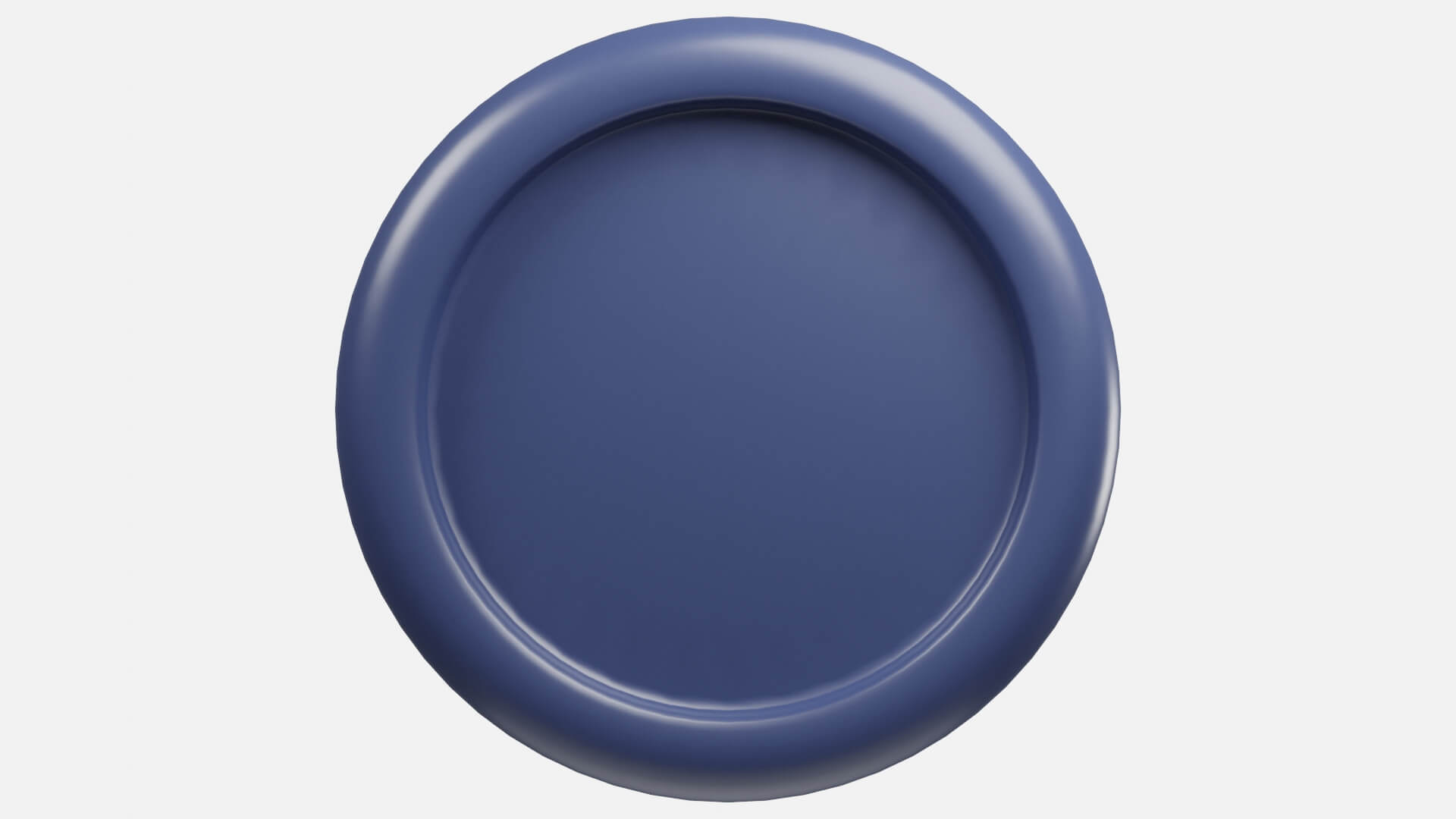 Terra or LUNA Dark Blue Coin With Cartoon Style - 3D Model by cangbacang