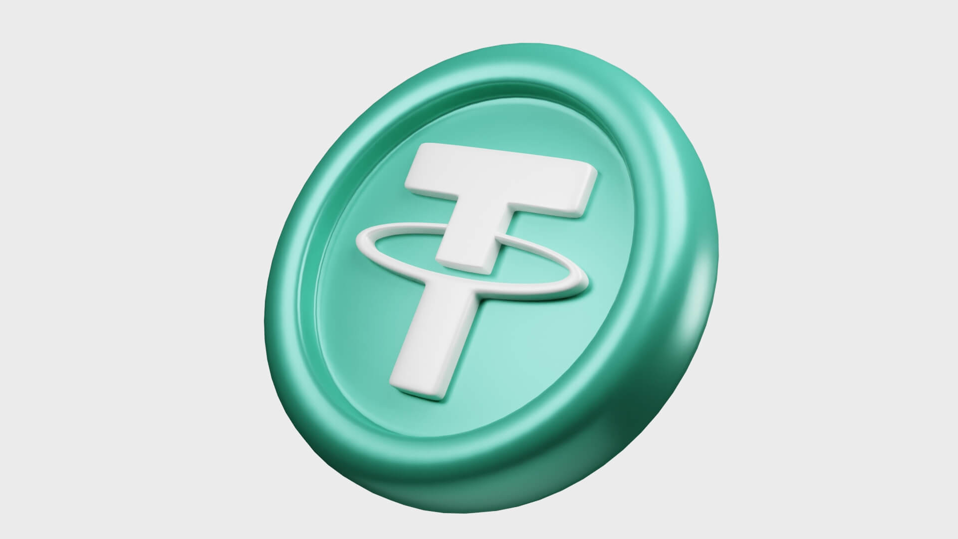 Tether or Usdt Green Crypto Coin With Cartoon Style - 3D Model by ...