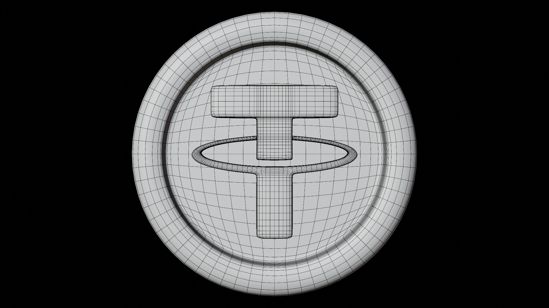 Tether or Usdt Green Crypto Coin With Cartoon Style - 3D Model by ...