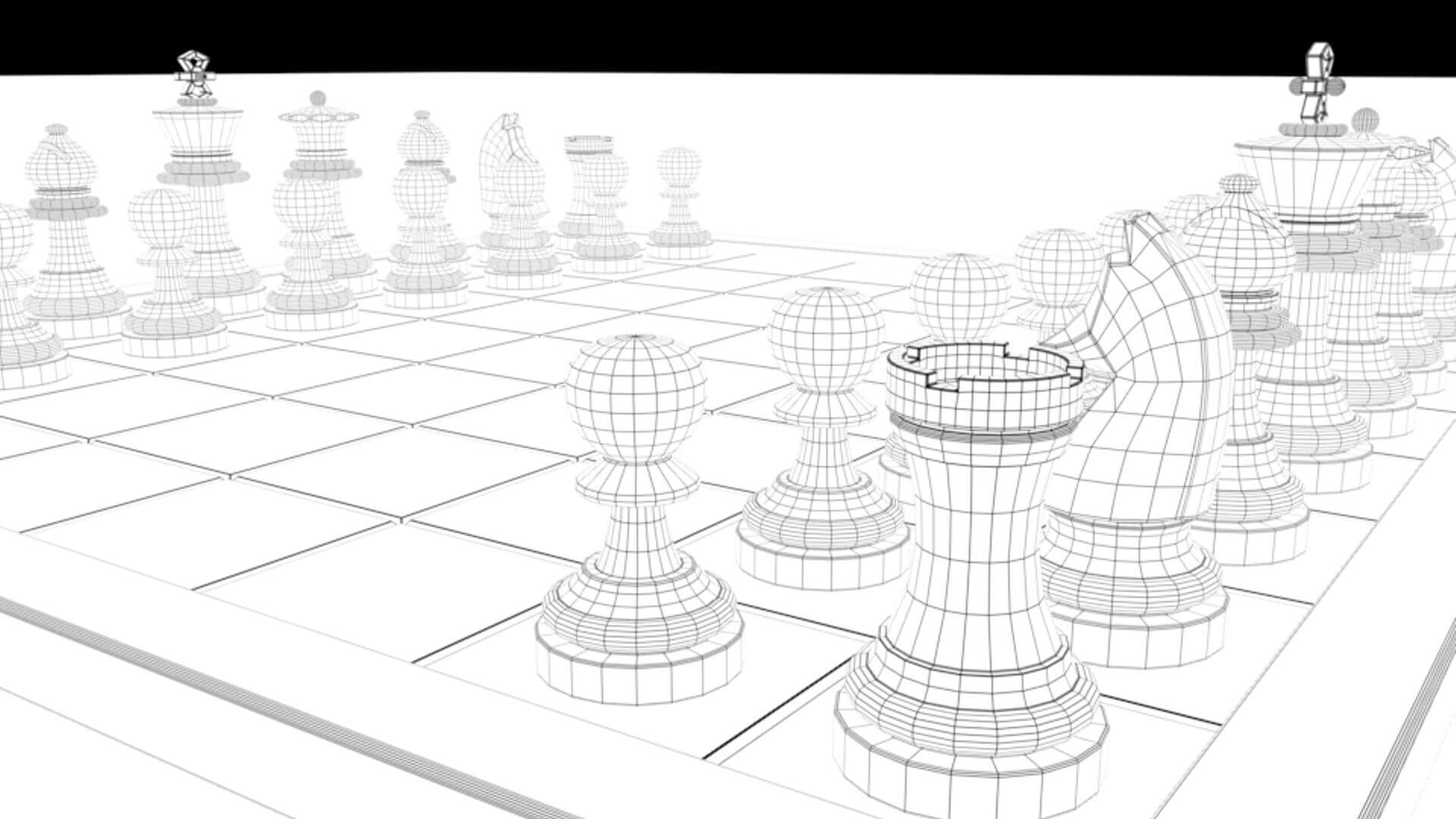 3d Chess Board Drawing