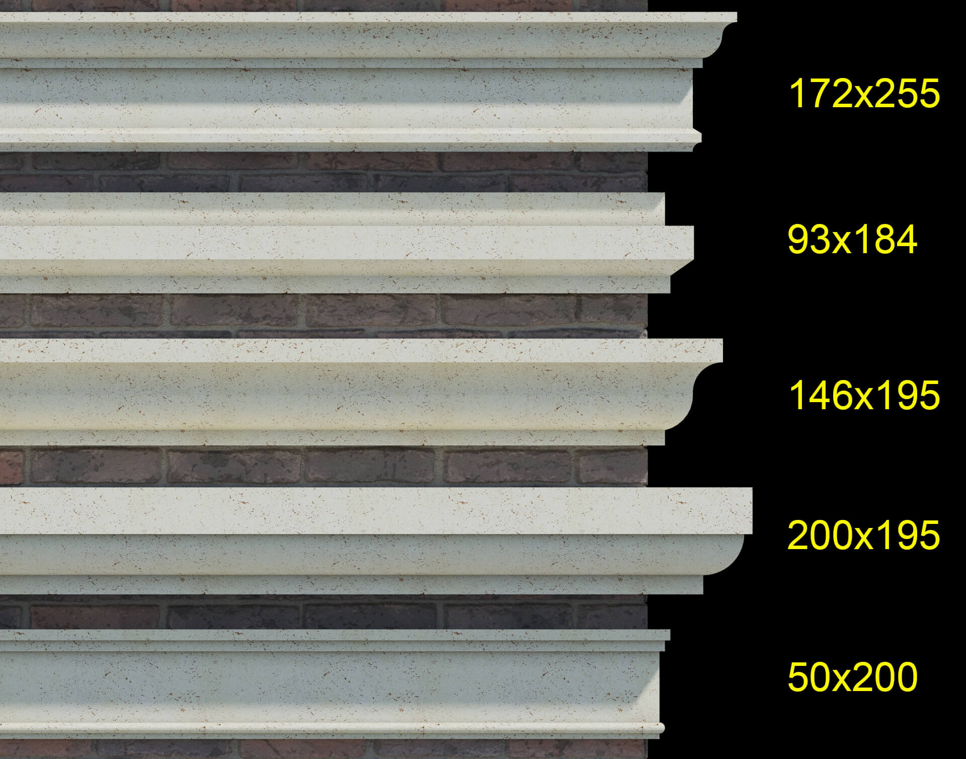 82 Architectural Cornices - 3D Model by Capricorn3D