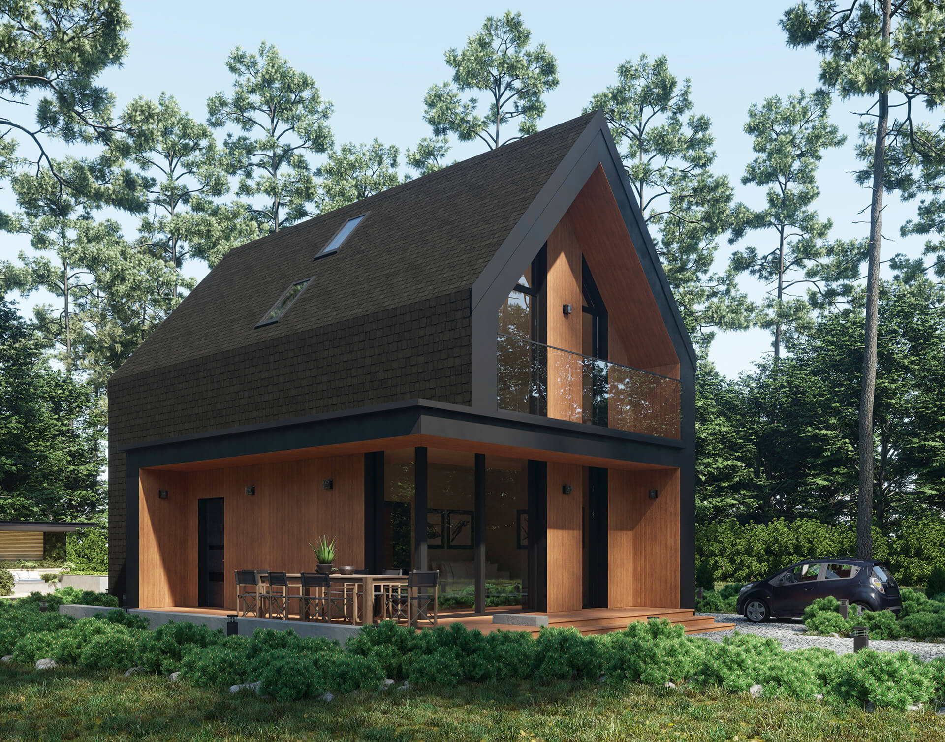 Barn House - 3D Model by Capricorn3D