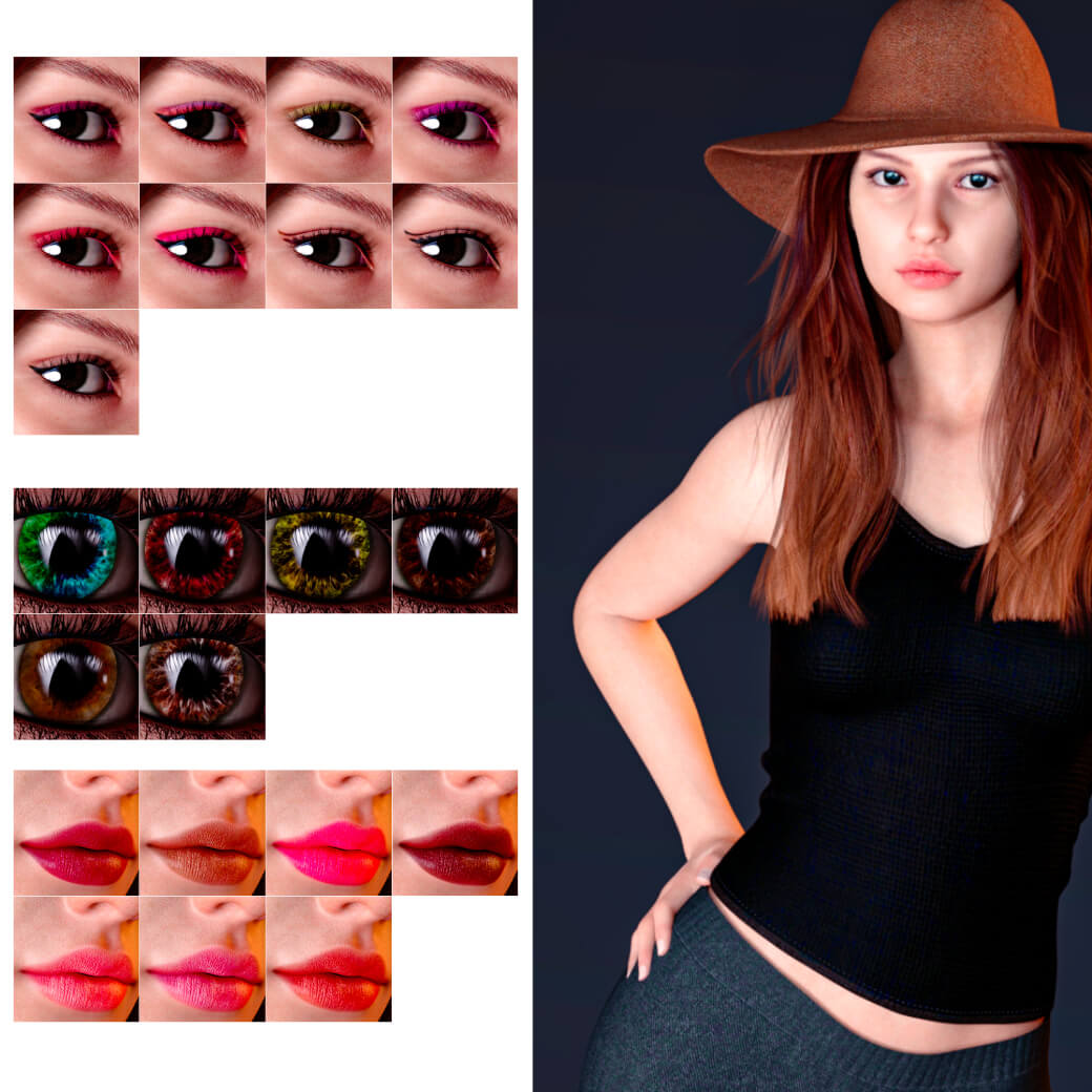 Francesca for Genesis 8 Female - Daz Content by CaramelStudio