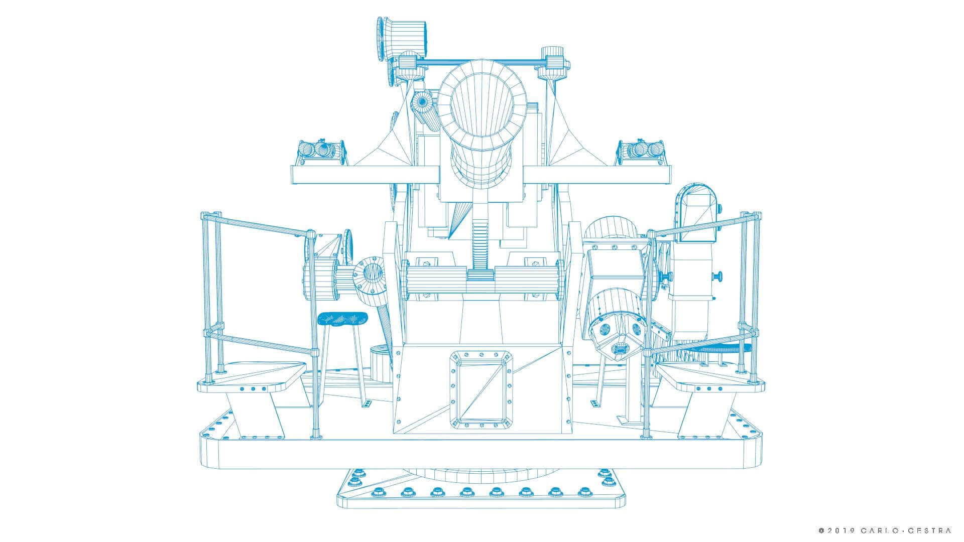 5-inch 25-caliber Mark 10 Anti-aircraft Gun 3D Model by Carlo Cestra
