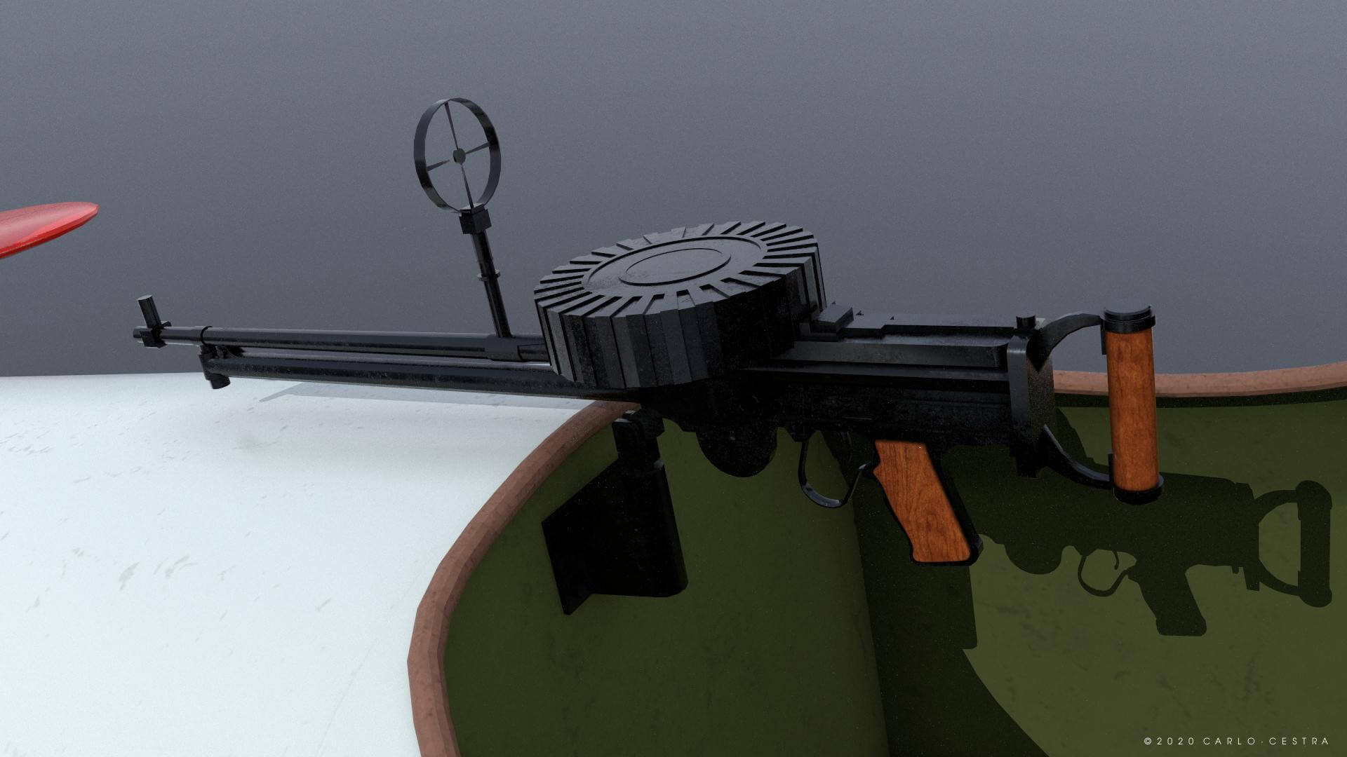 Aichi D1A2 Hokoku-127 3D Model by Carlo Cestra