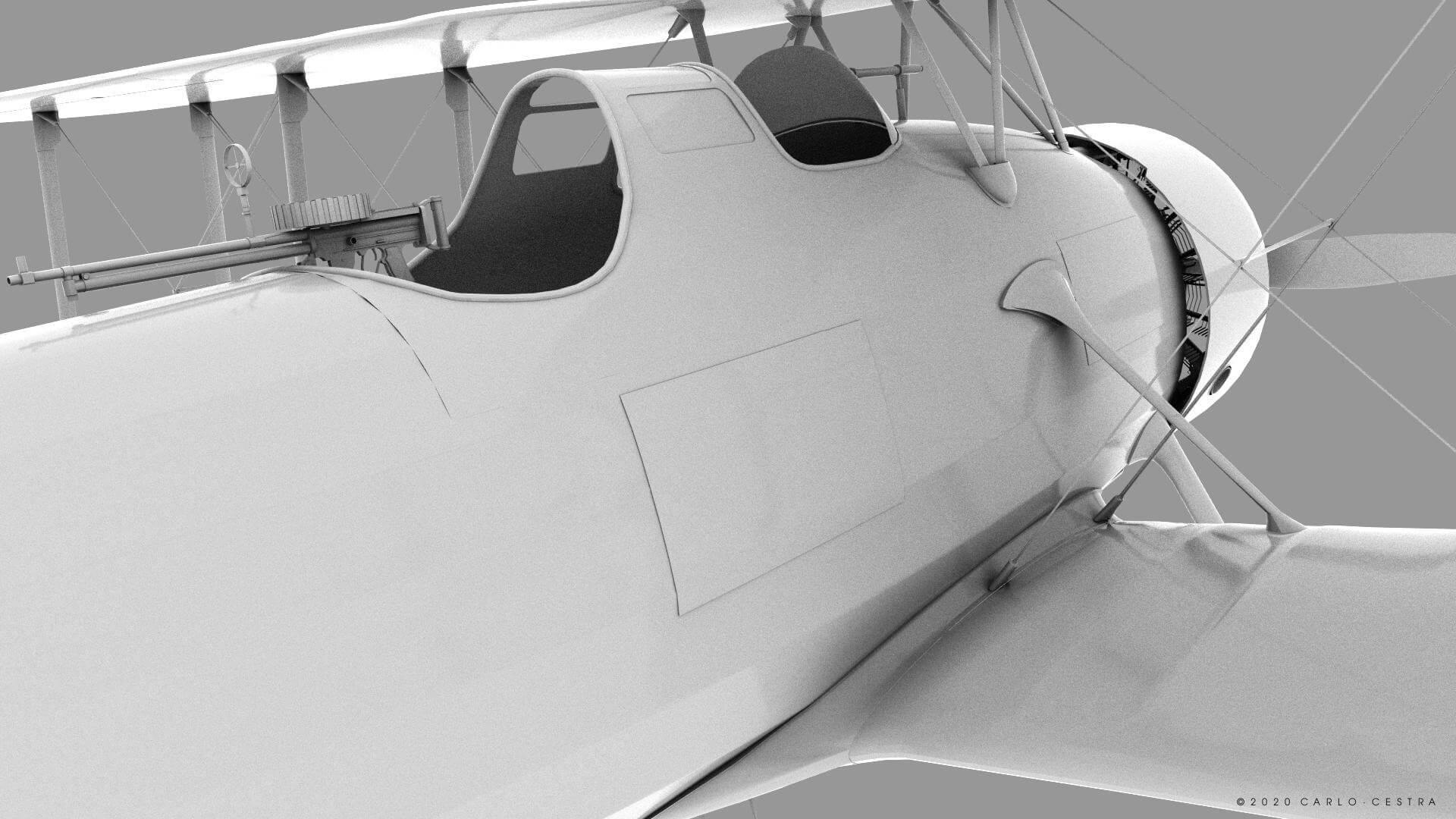 Aichi D1A2 Hokoku-127 3D Model by Carlo Cestra