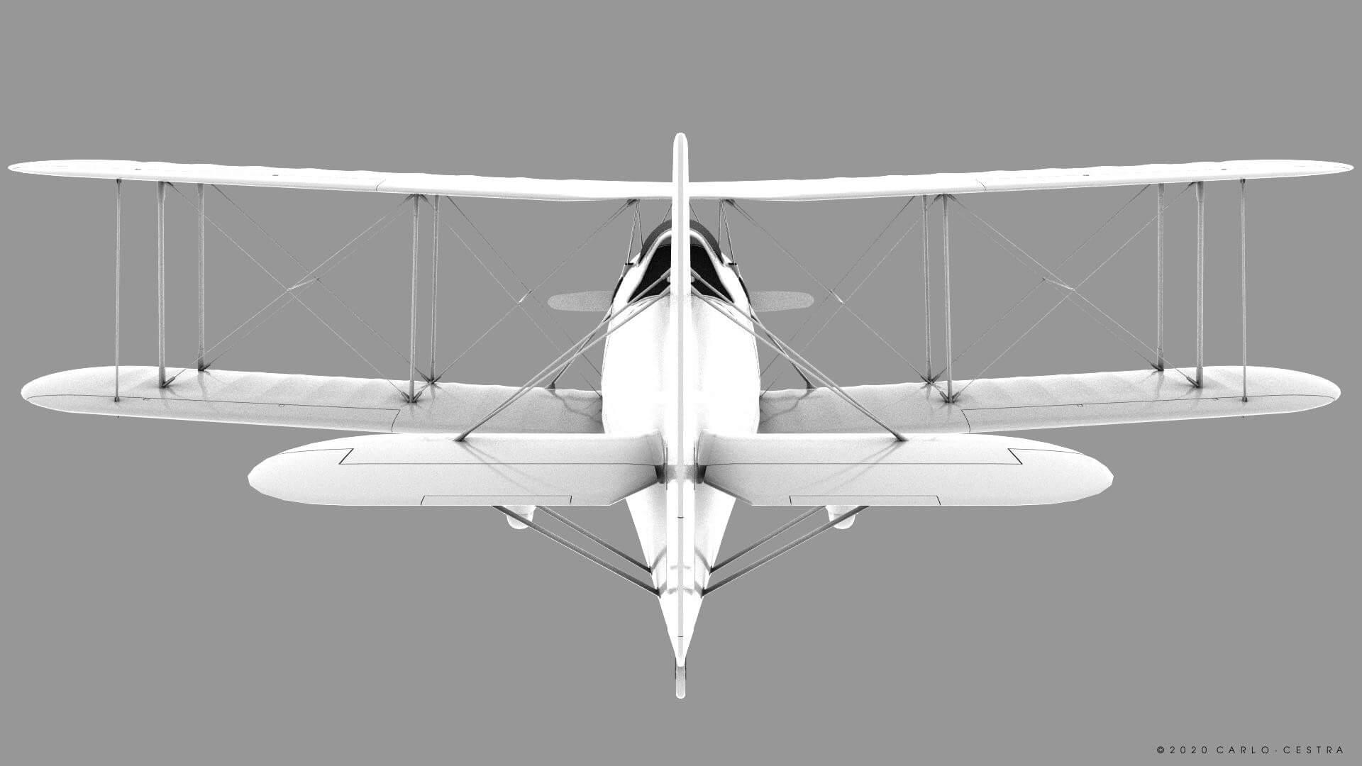 Aichi D1A2 Hokoku-127 3D Model by Carlo Cestra