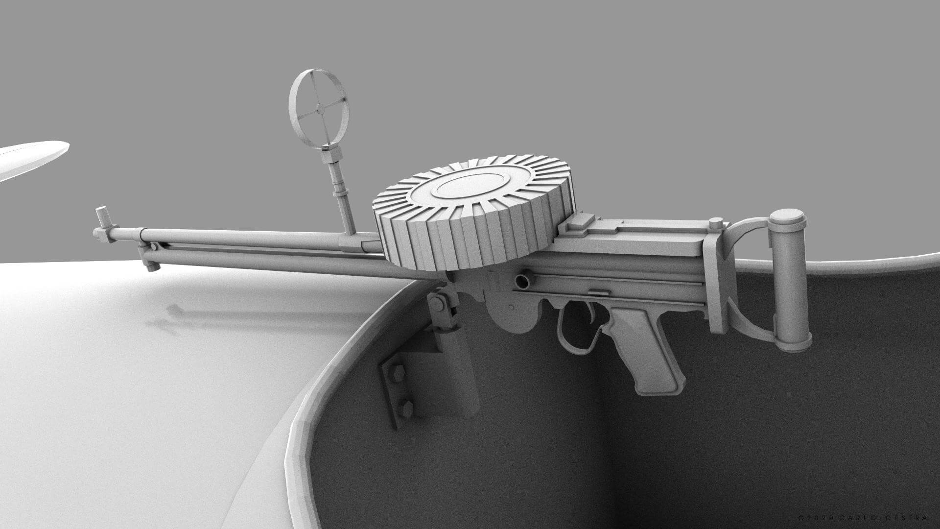 Aichi D1A2 Hokoku-127 3D Model by Carlo Cestra