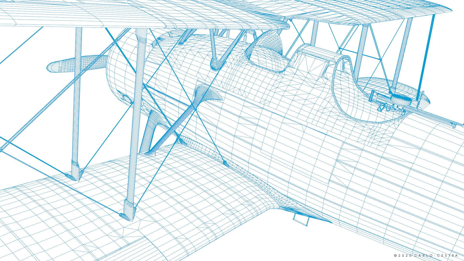 Aichi D1A2 Hokoku-127 3D Model by Carlo Cestra