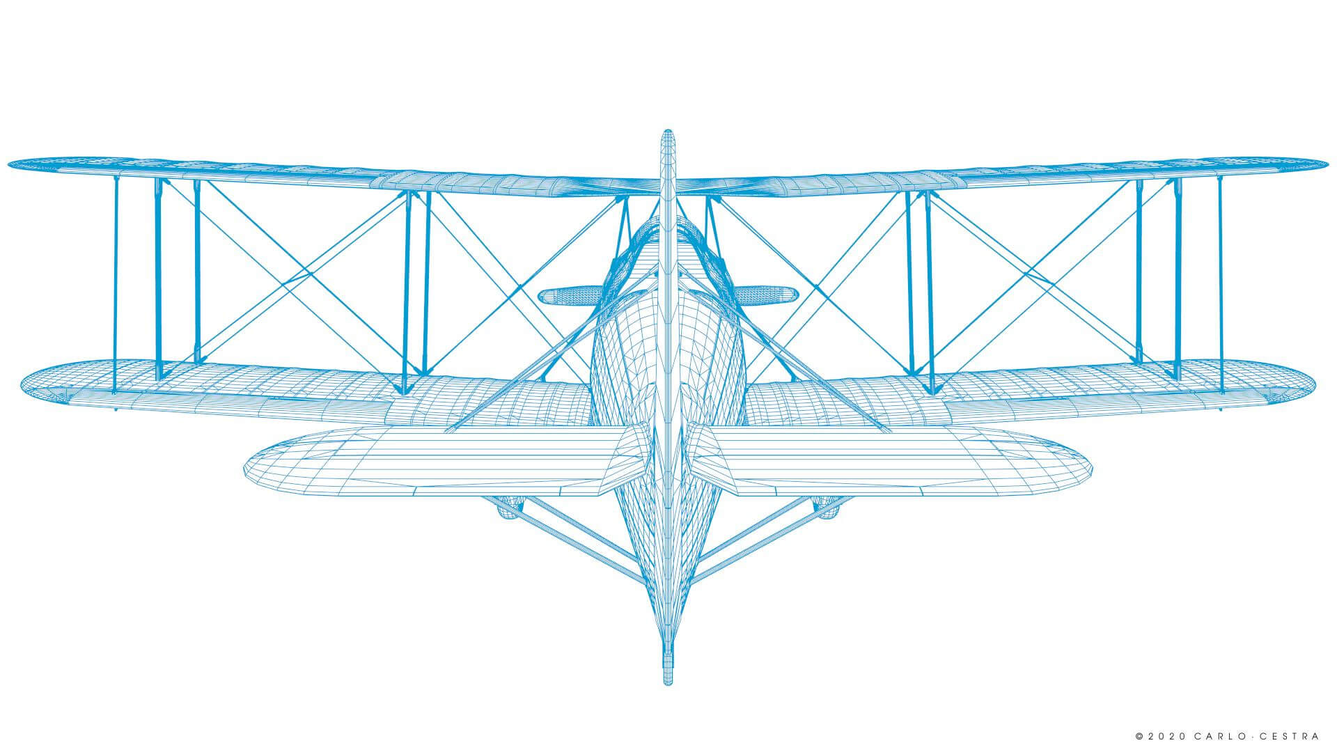 Aichi D1A2 Hokoku-127 3D Model by Carlo Cestra