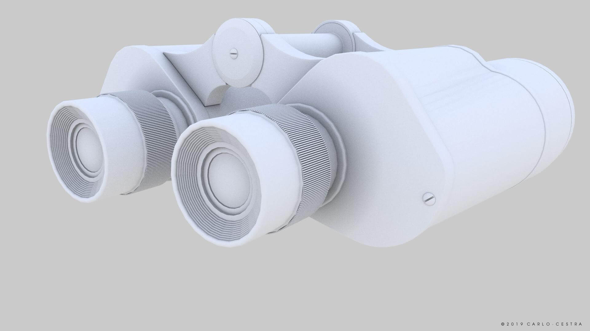 Binocular - 3D Model by Carlo Cestra
