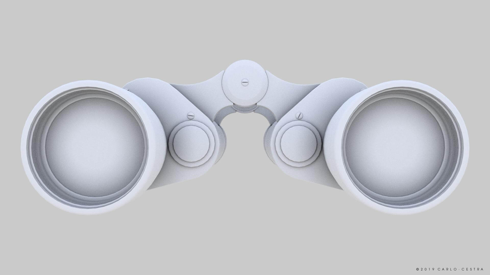 Binocular - 3D Model by Carlo Cestra