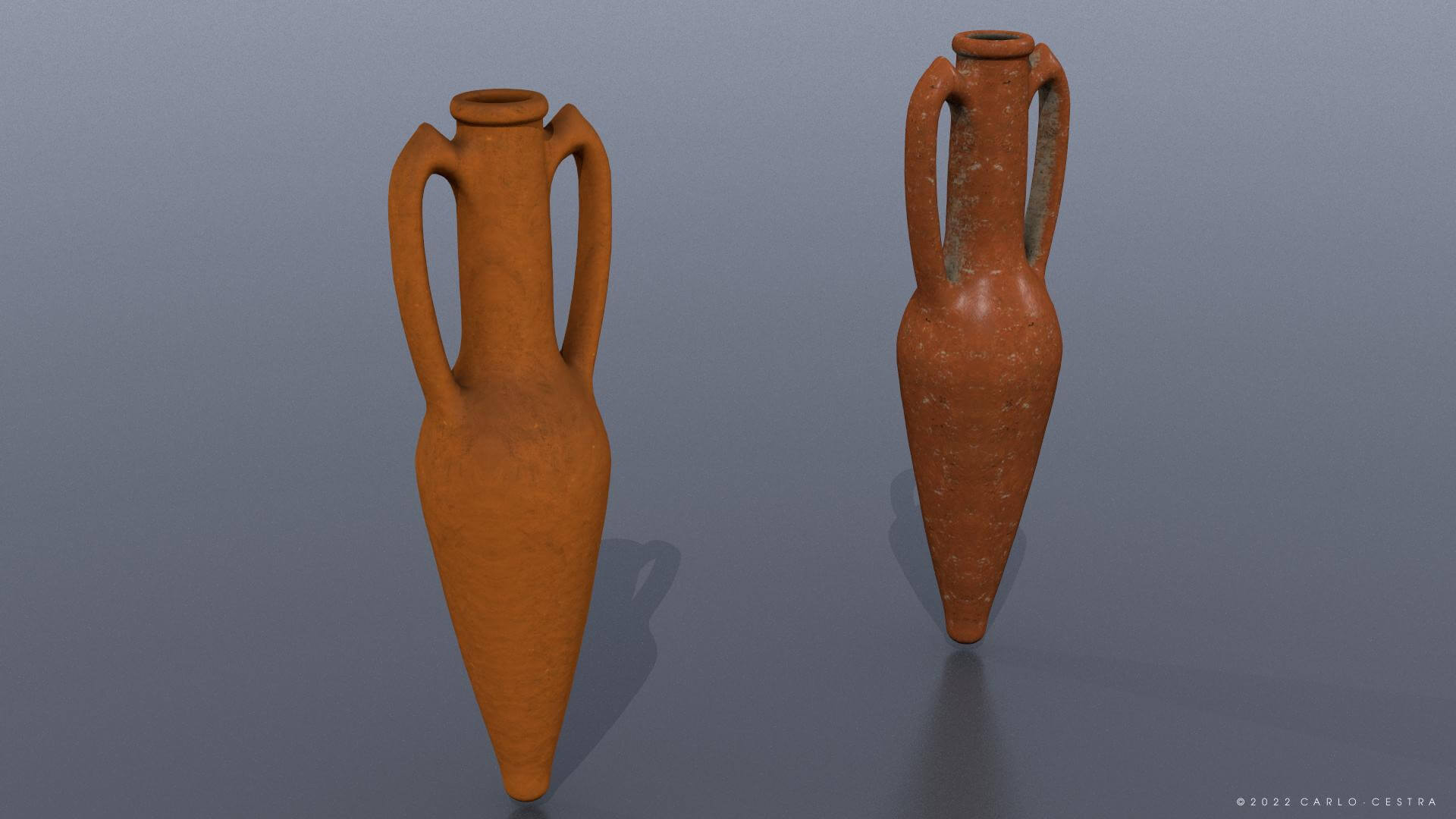 Camulodunum-184 Type Amphora 3D Model by Carlo Cestra