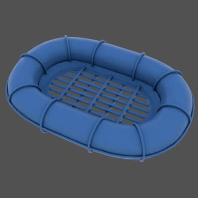 Carley Raft 1/72 Scale Commercial License - 3D Model by Carlo Cestra