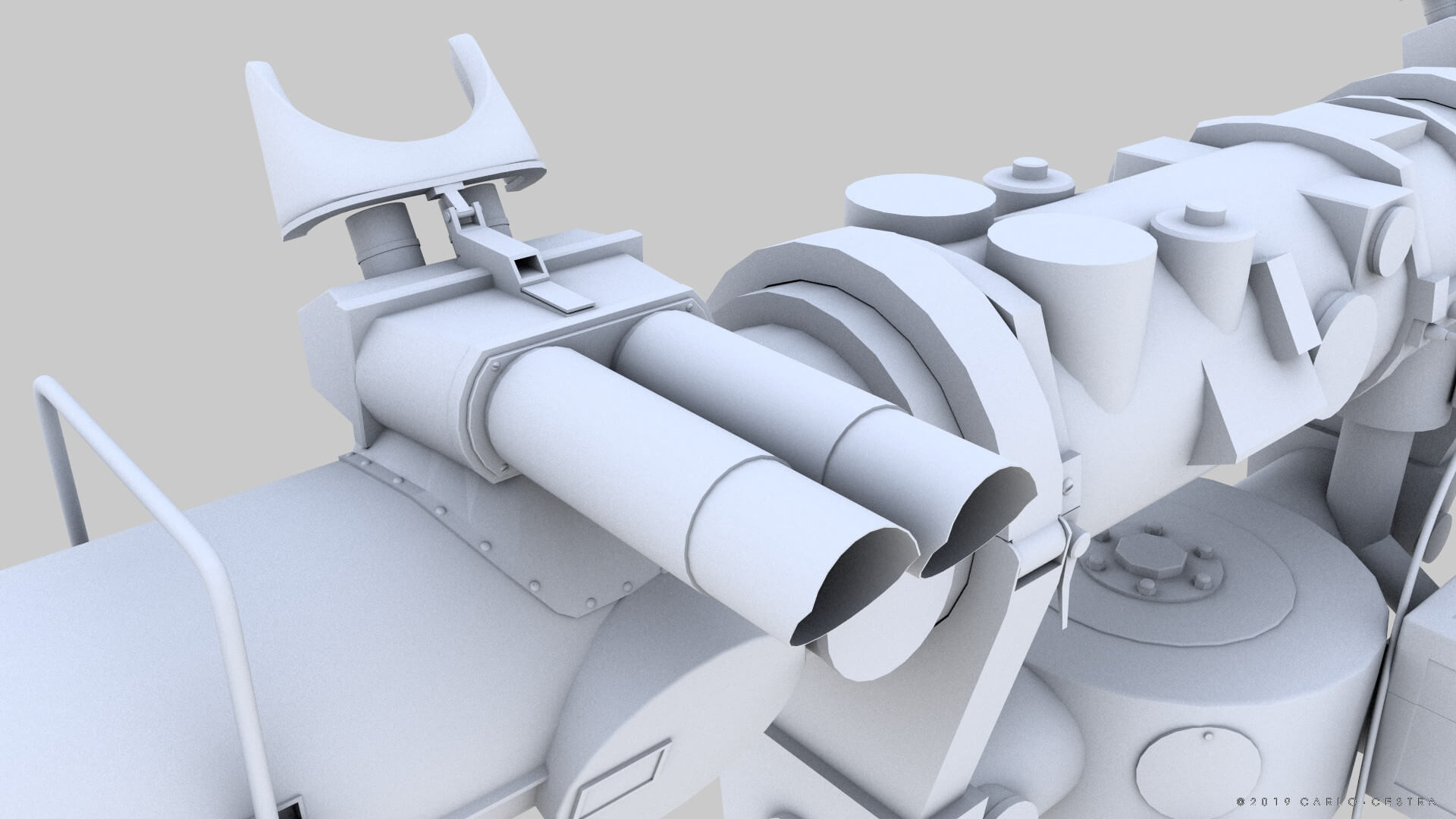 Coincidence Rangefinder - 3D Model by Carlo Cestra