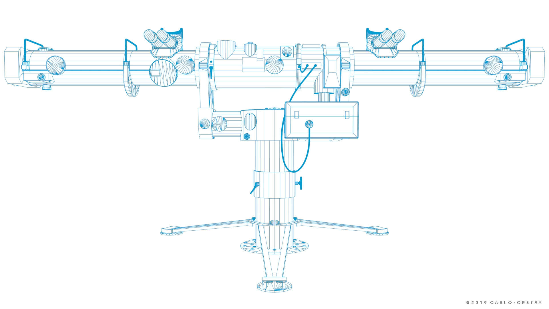 Coincidence Rangefinder - 3D Model by Carlo Cestra