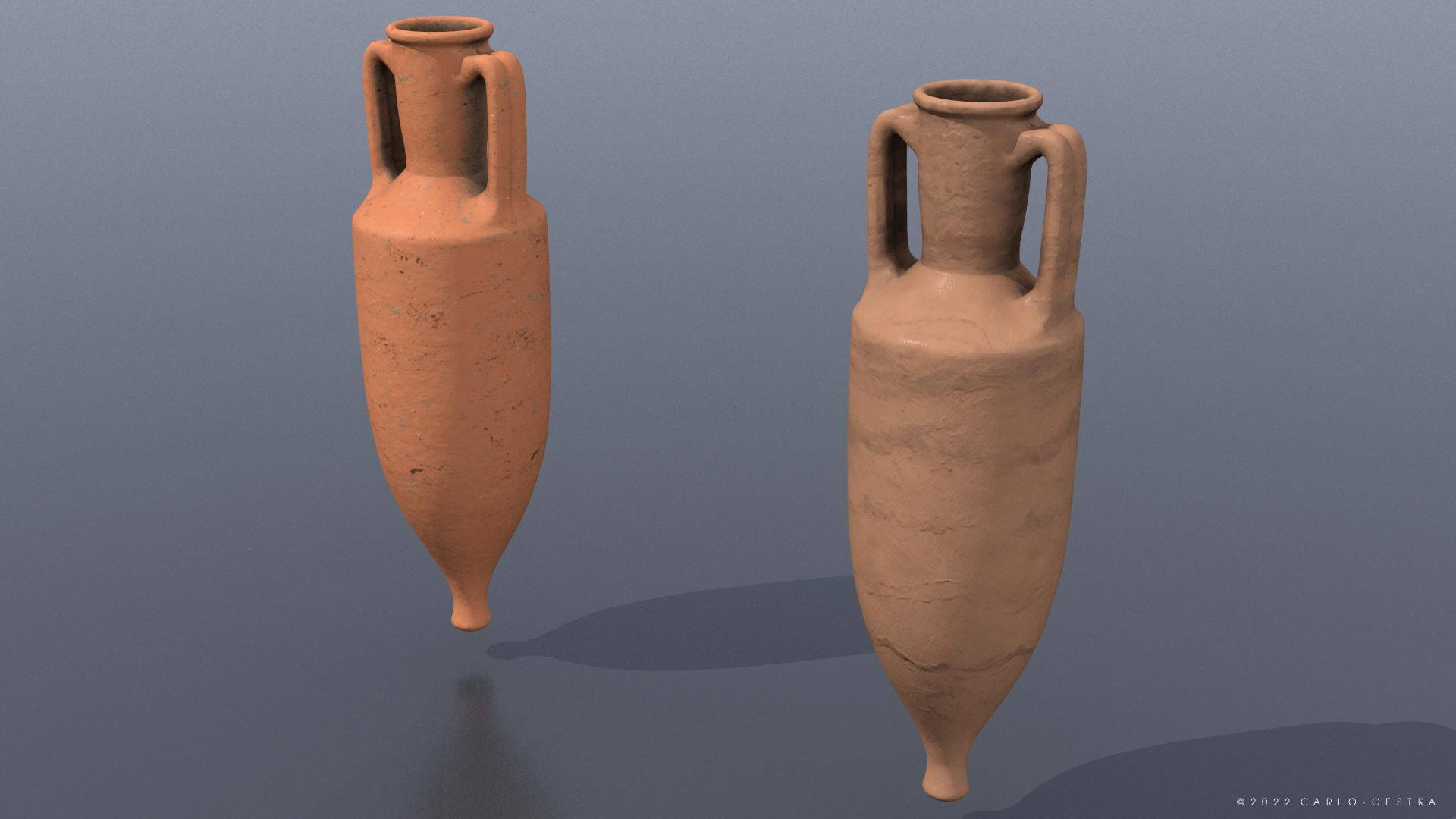 Dressel 2/4 Type Amphora - 3D Model by Carlo Cestra