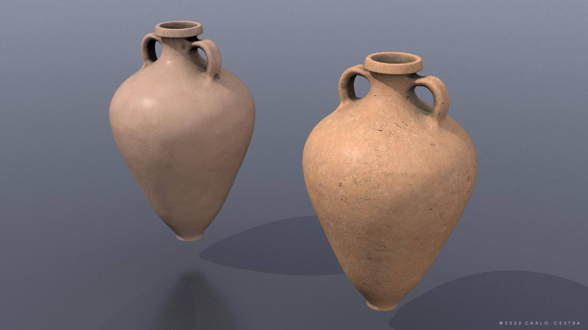 Gauloise-4 Type Amphora 3D Model by Carlo Cestra