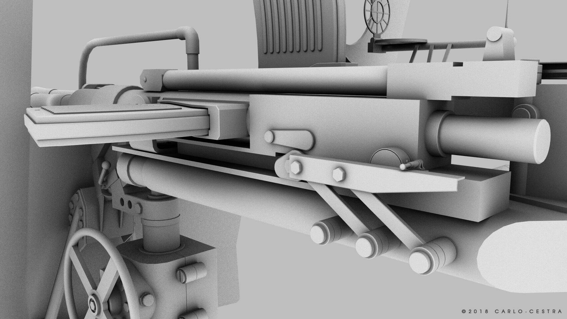 German 20mm Flak 38 - 3D Model by Carlo Cestra