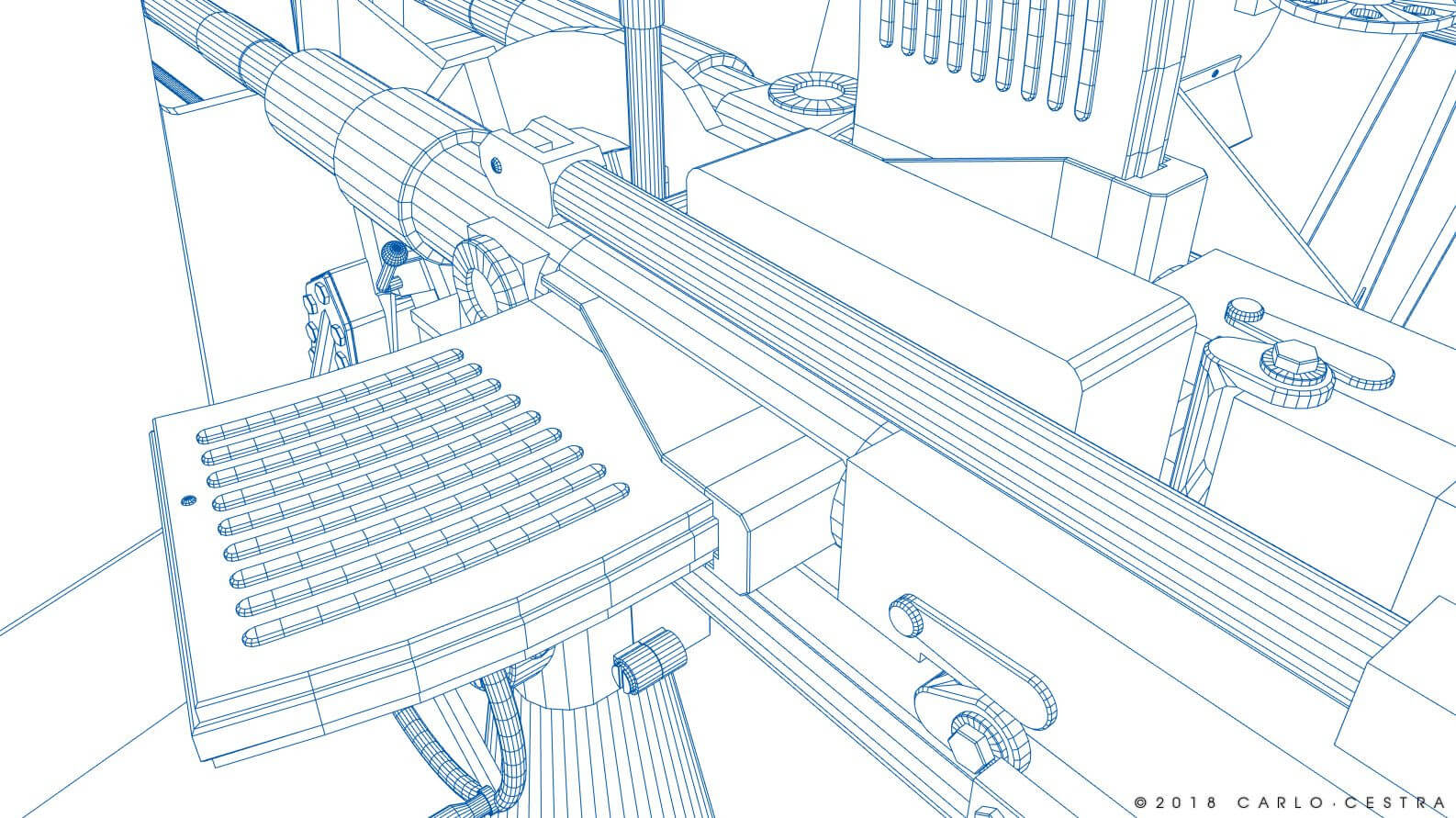 German 20mm Flak 38 - 3D Model by Carlo Cestra
