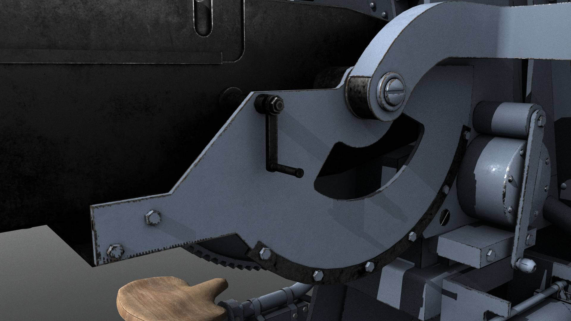 German 37mm Flak 42 - 3D Model by Carlo Cestra