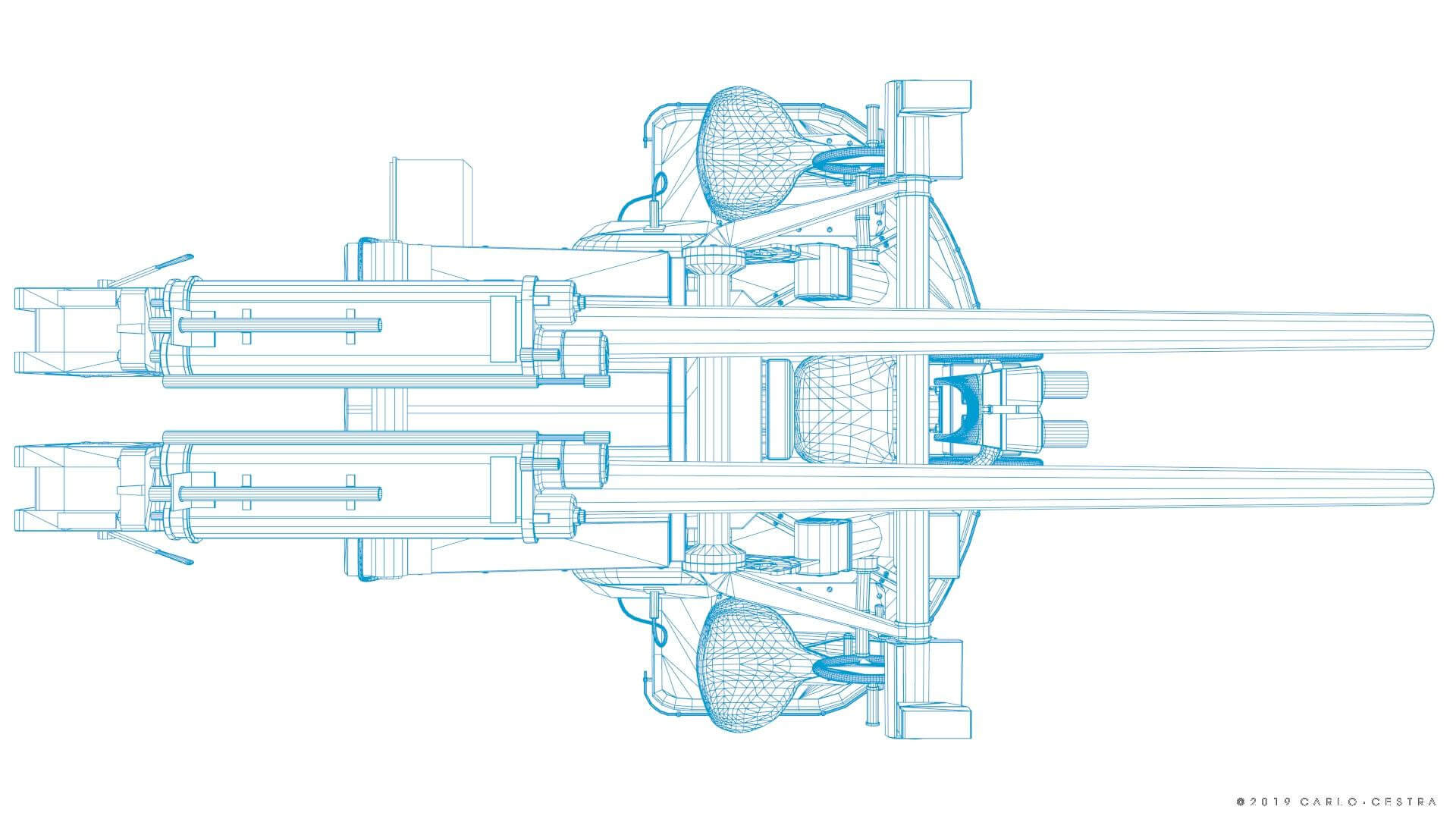 German 37mm SK C30 Anti-aircraft Gun 3D Model by Carlo Cestra