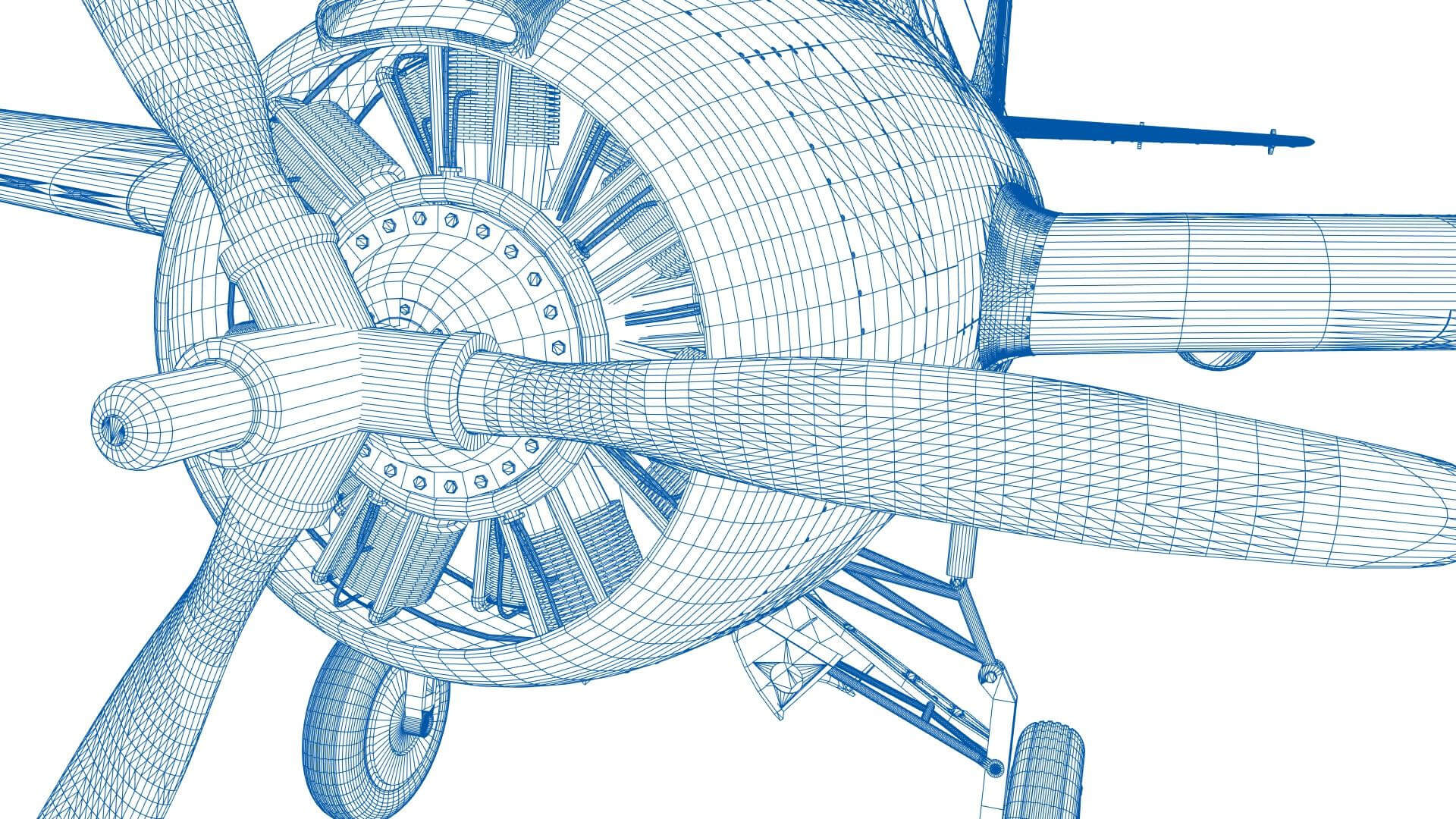 Grumman F4F-3 Wildcat 13 3D Model by Carlo Cestra
