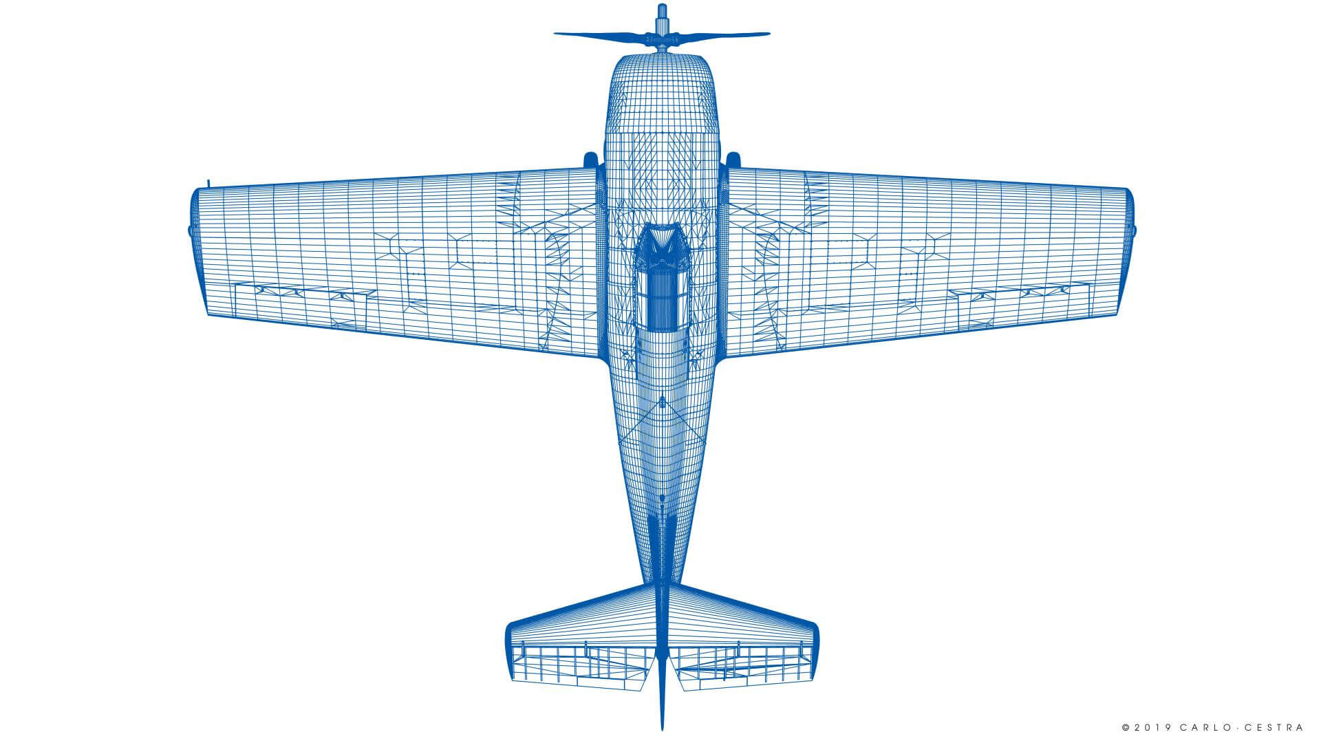 Grumman F4F-3 Wildcat F1 Felix 3D Model by Carlo Cestra