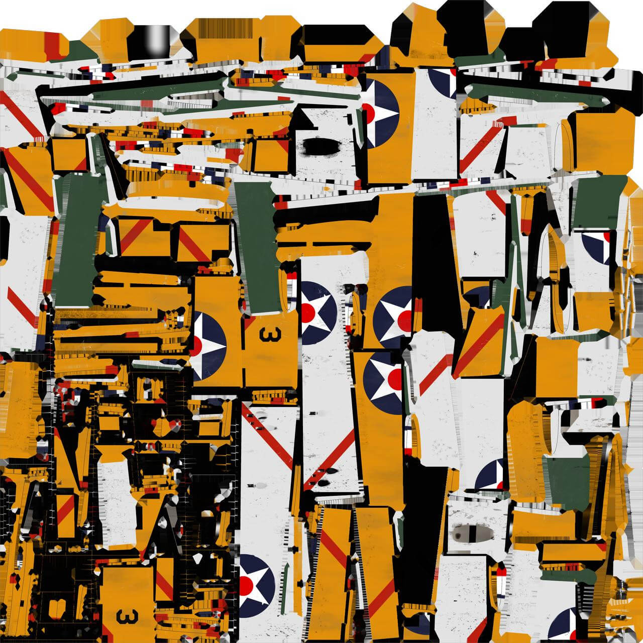 Grumman F4F-3 Wildcat VF7-7F3 3D Model by Carlo Cestra