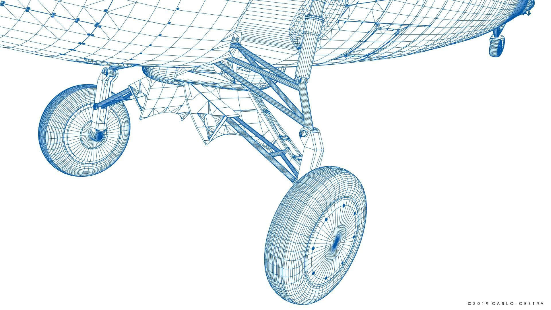 Grumman F4F-3 Wildcat VF7-7F3 - 3D Model by Carlo Cestra