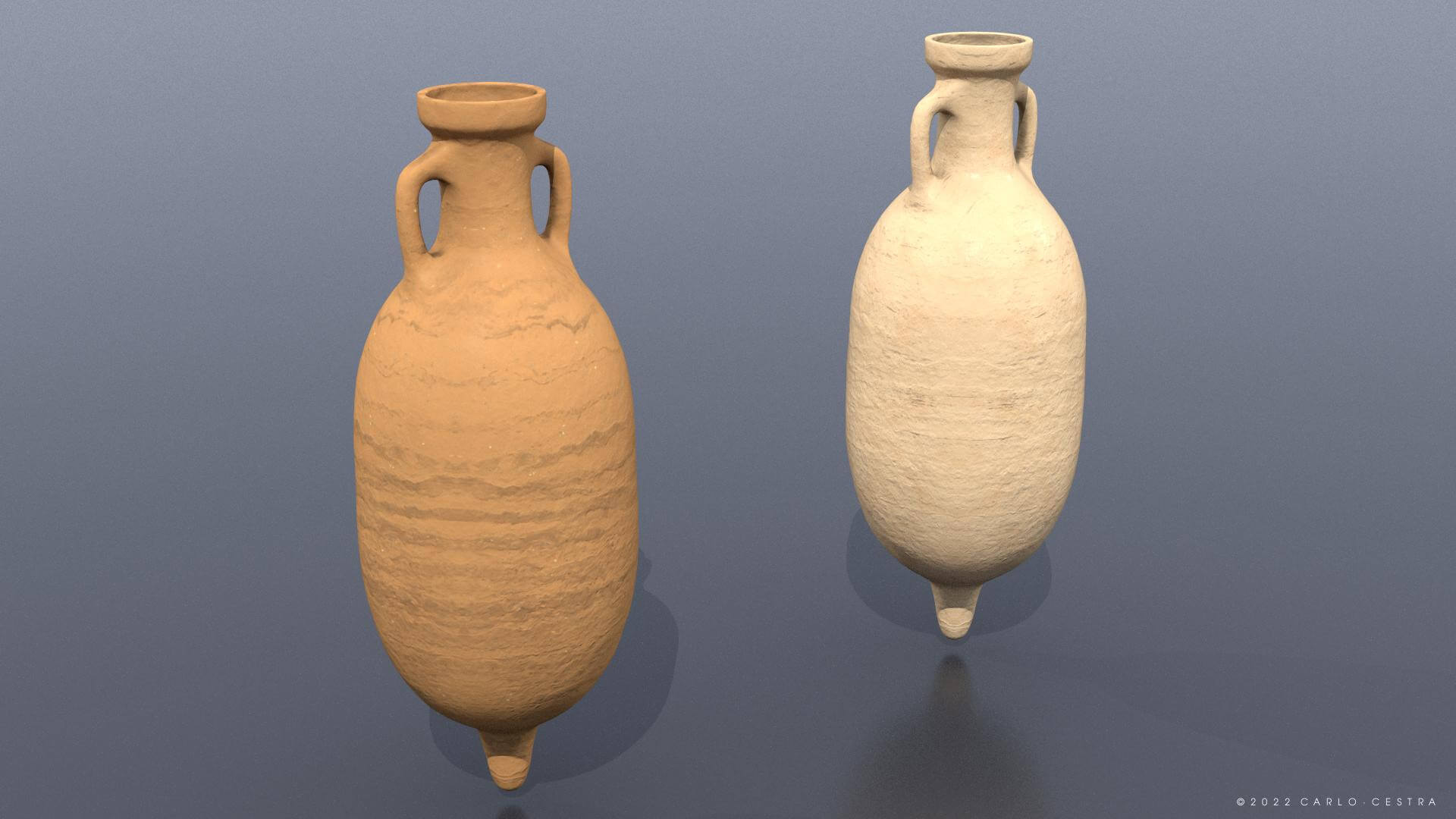 Haltern-70 Type Amphora 3D Model by Carlo Cestra