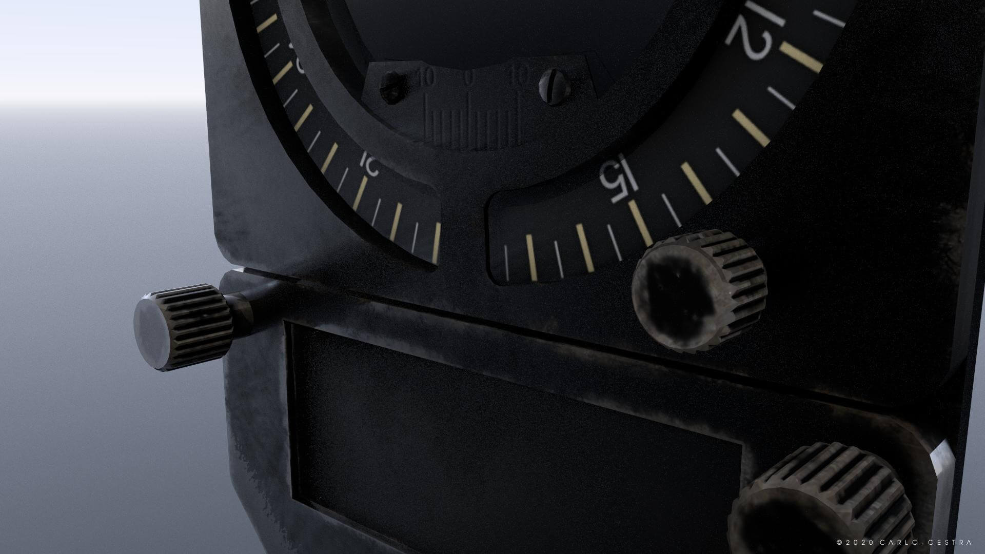 Japanese Magnetic Compass - 3D Model by Carlo Cestra